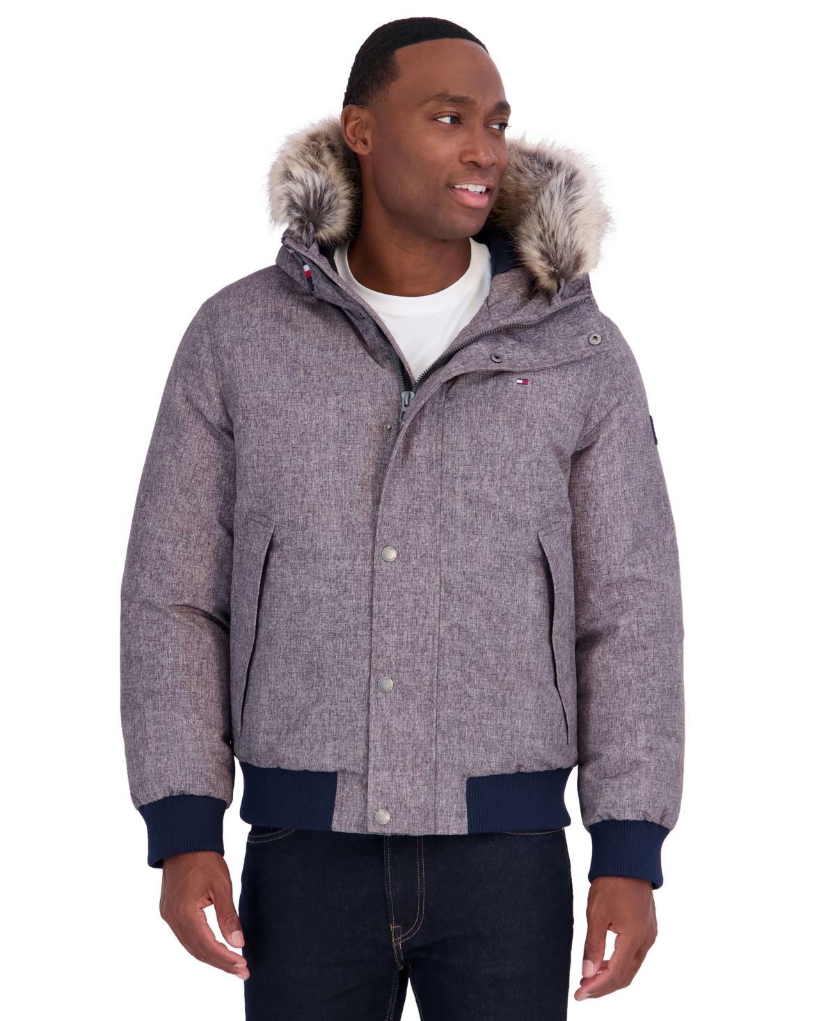Click here for Tommy Hilfiger Mens Snorkel Bomber Regular-Fit Jac... prices