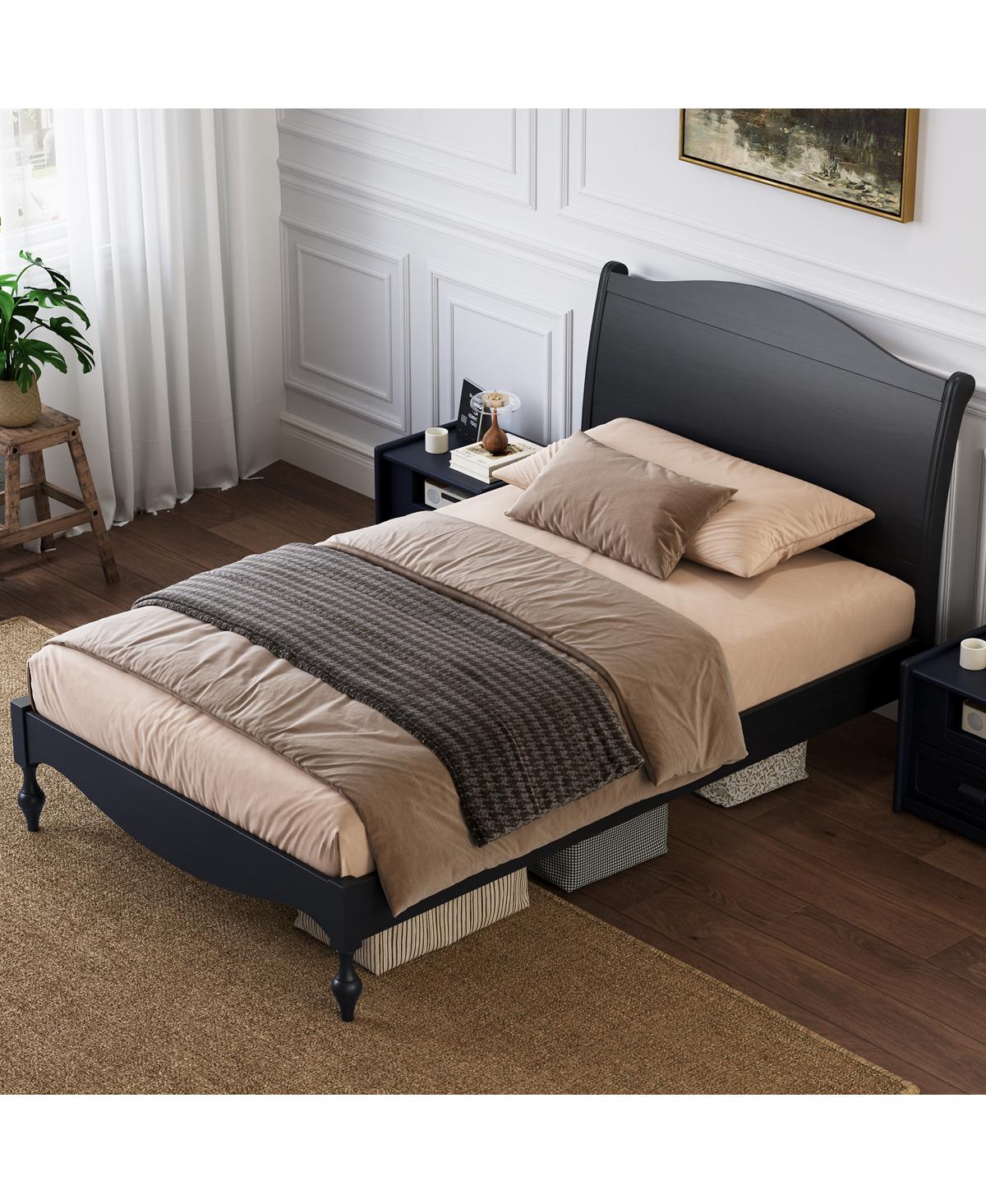 Click here for Streamdale Furniture Wooden Full Bed Frame with Vi... prices