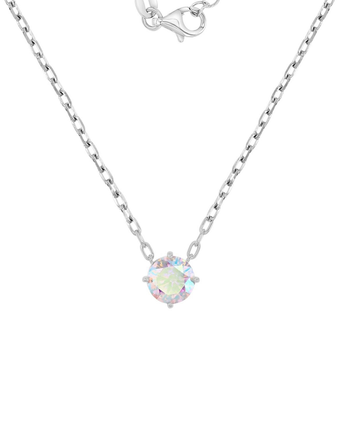 Click here for Macys Rhodium Over Sterling Silver Aurora Borealis... prices
