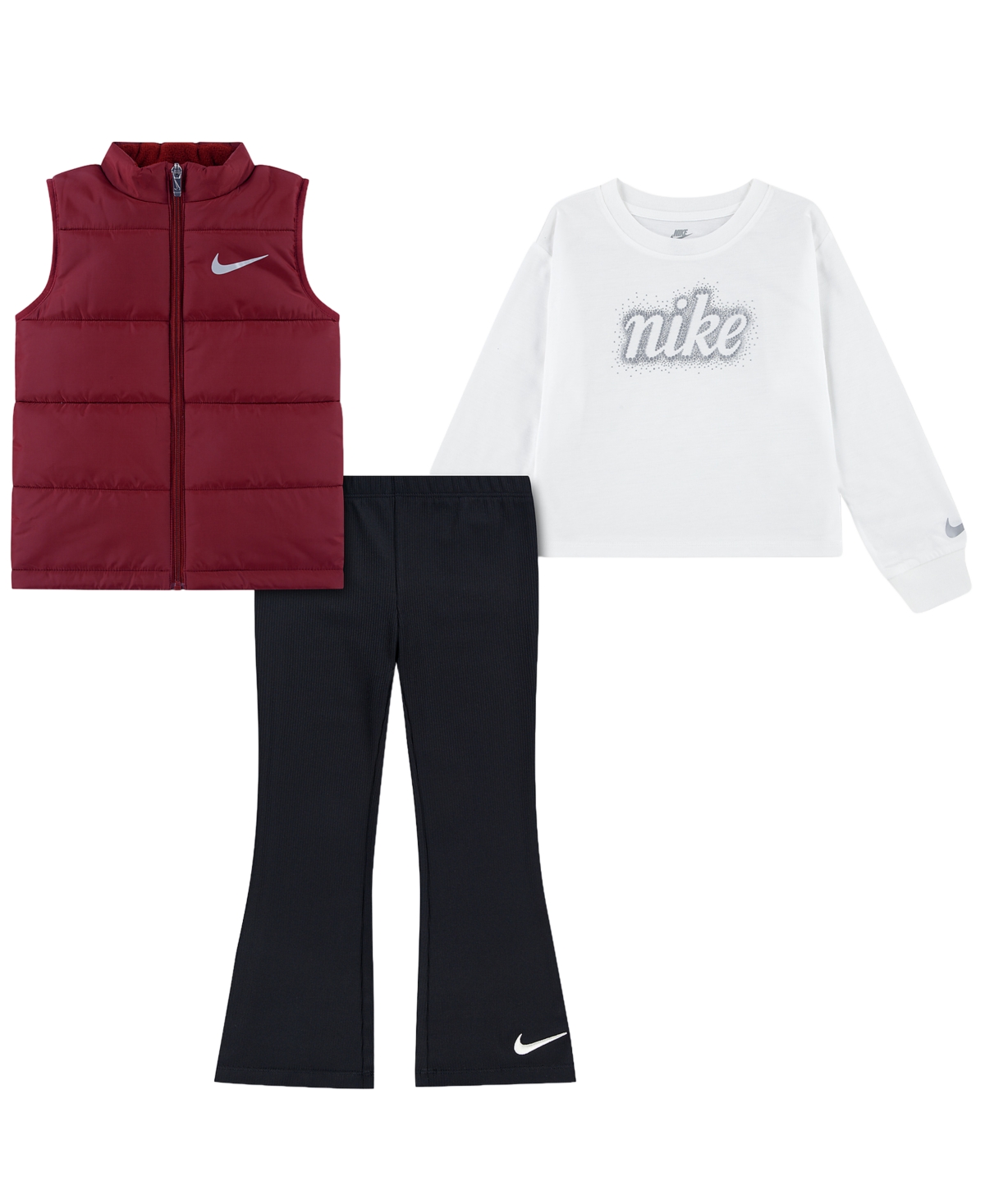 Click here for Nike Girls 4-6X Swoosh Sparkle Vest  T-Shirt  and... prices