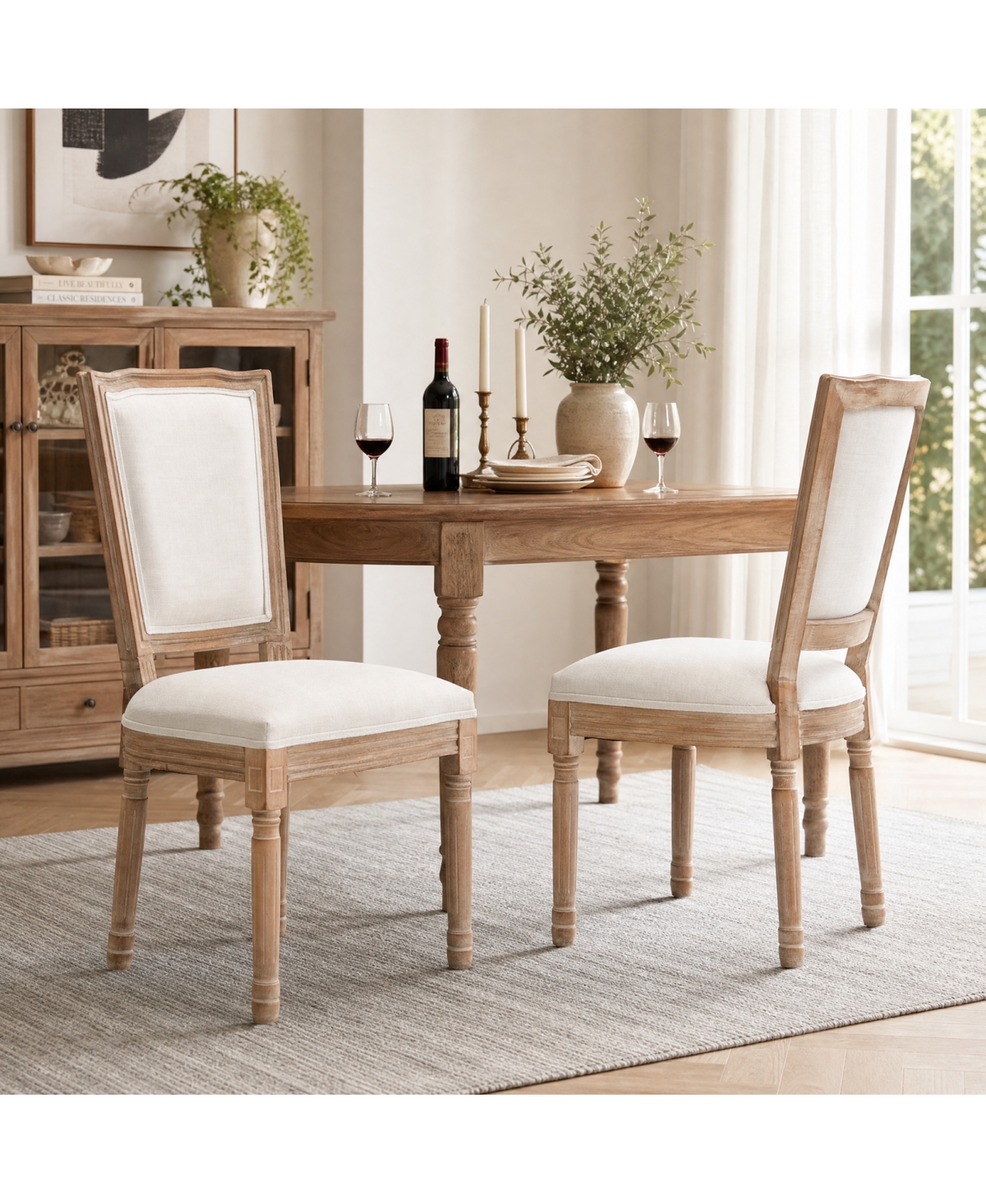 Click here for Streamdale Furniture Farmhouse Solid Wood Dining C... prices