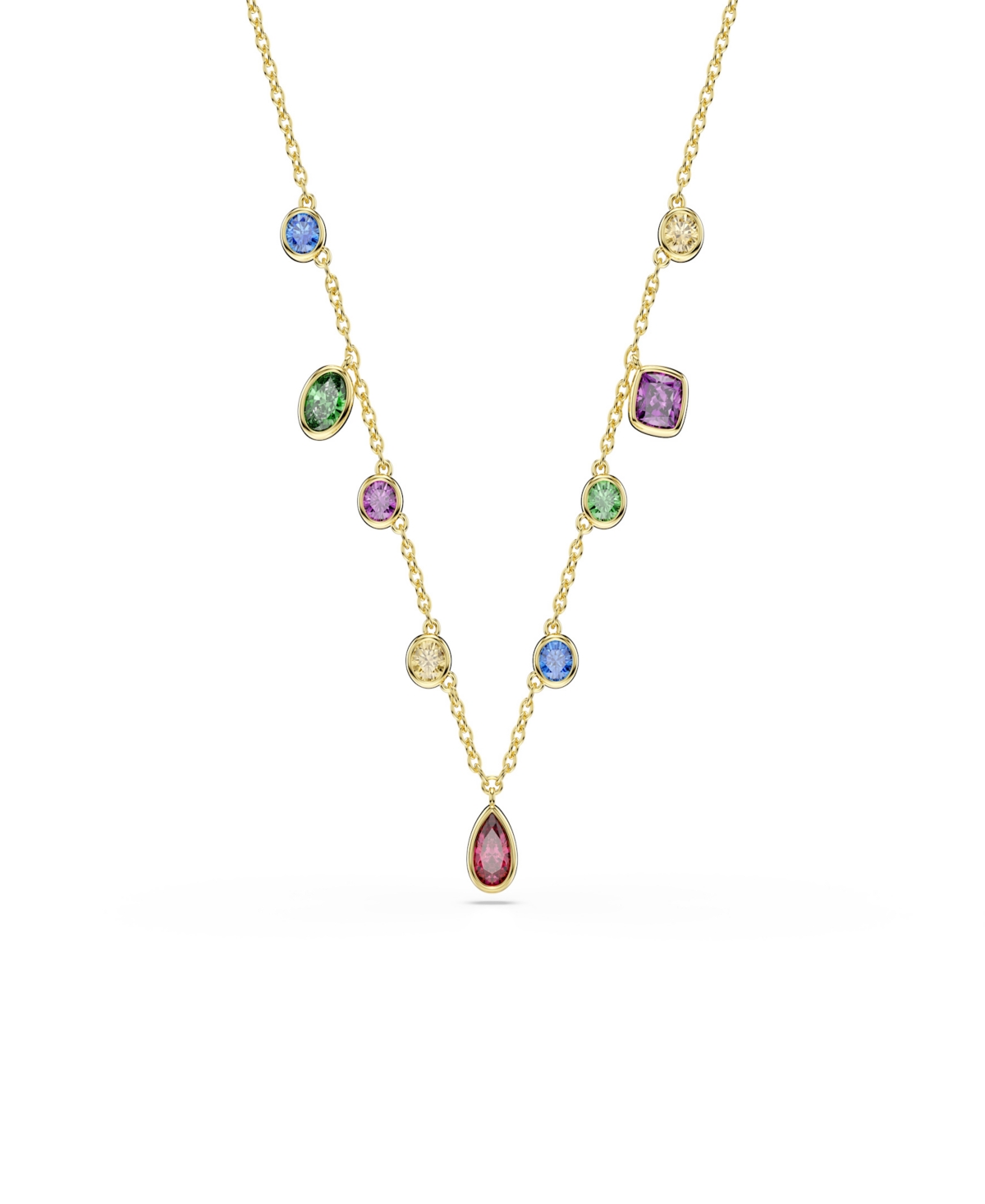 Click here for Swarovski Gold-Tone Plated Multicolored Crystals N... prices
