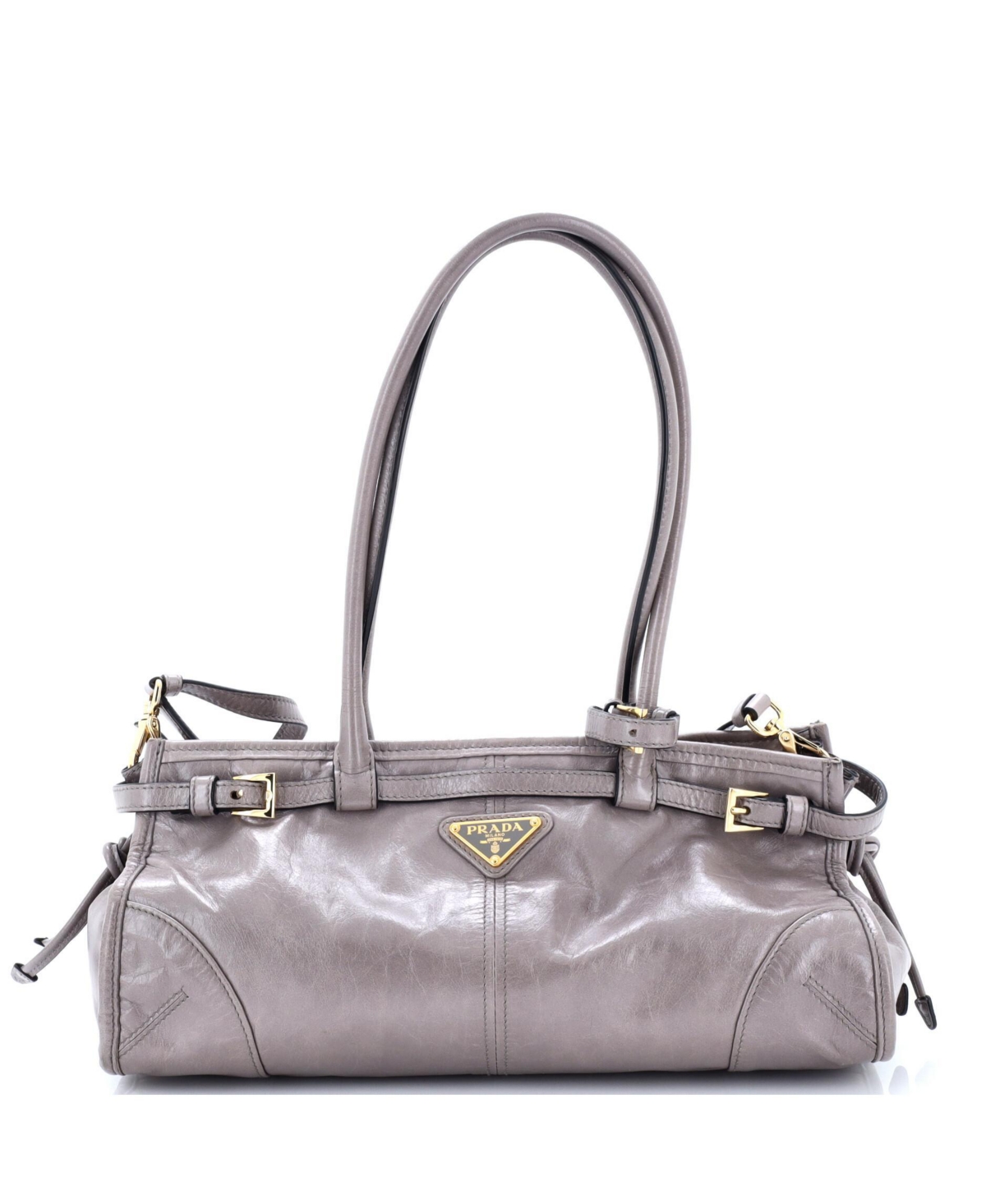 Click here for Pre-Owned Prada Medium Bonnie Handbag Vitello Shin... prices