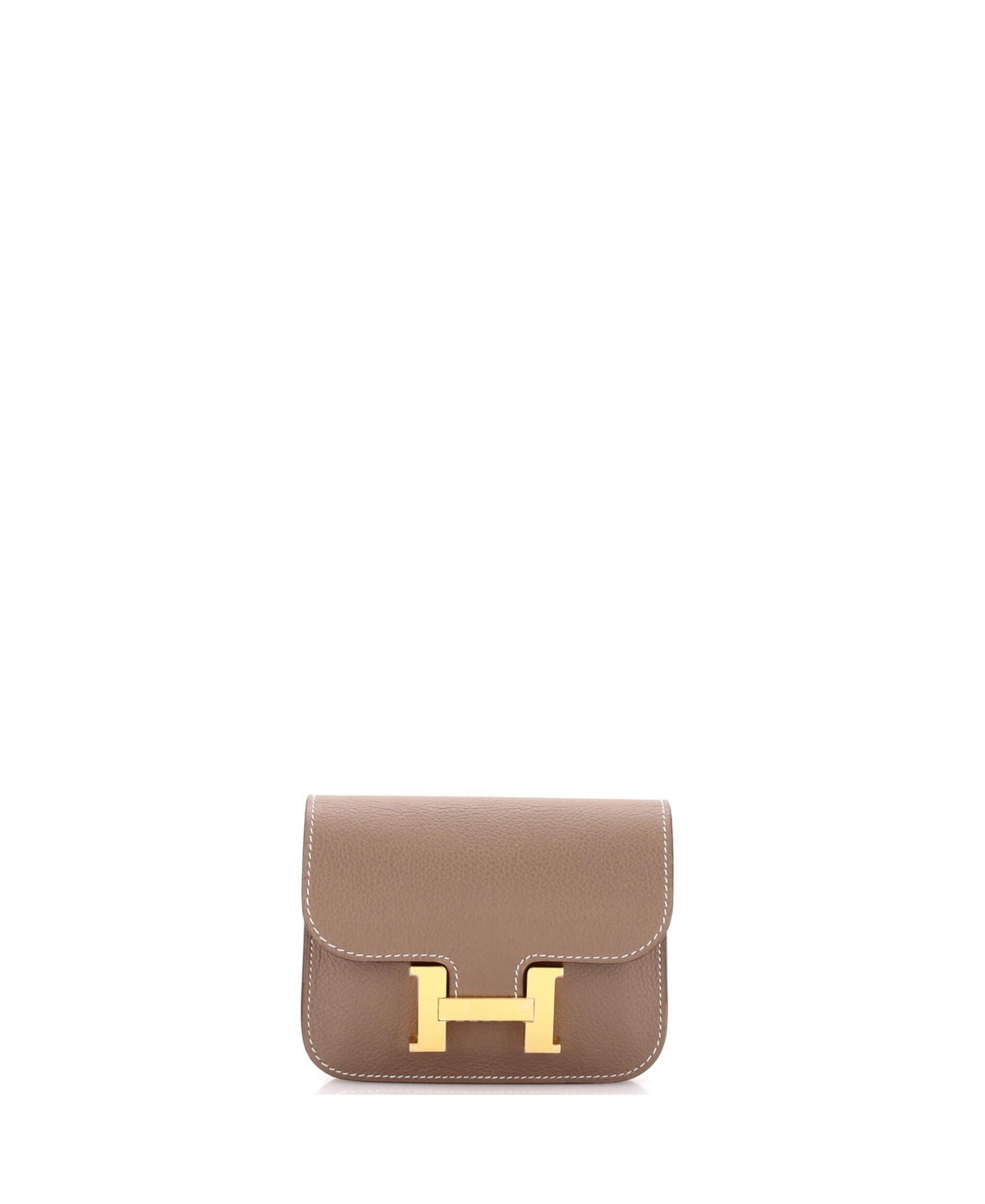 Click here for Pre-Owned Hermes Constance Slim Wallet Evercolor -... prices