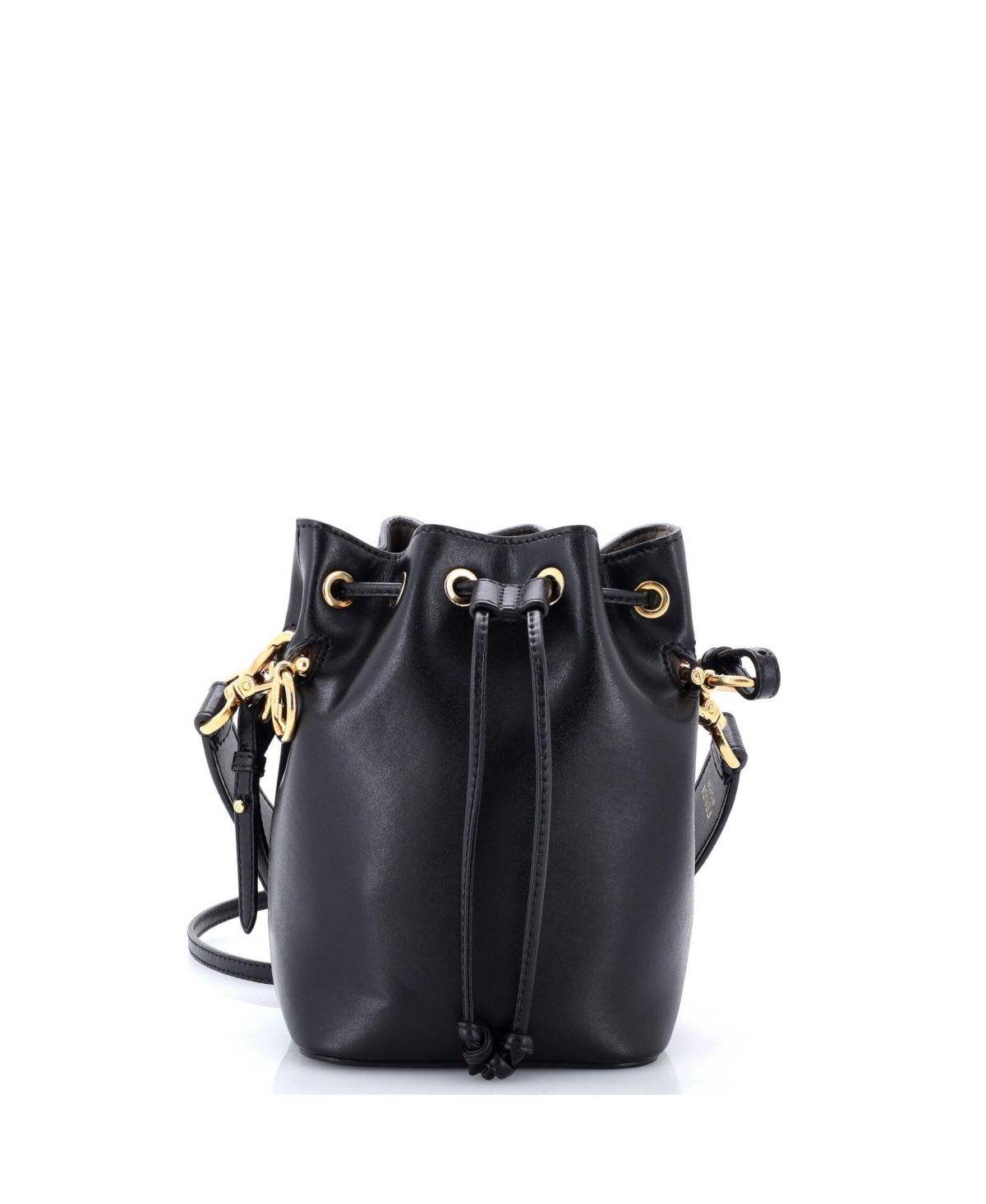 Click here for Pre-Owned Fendi Mini Mon Tresor Bucket Bag Leather... prices
