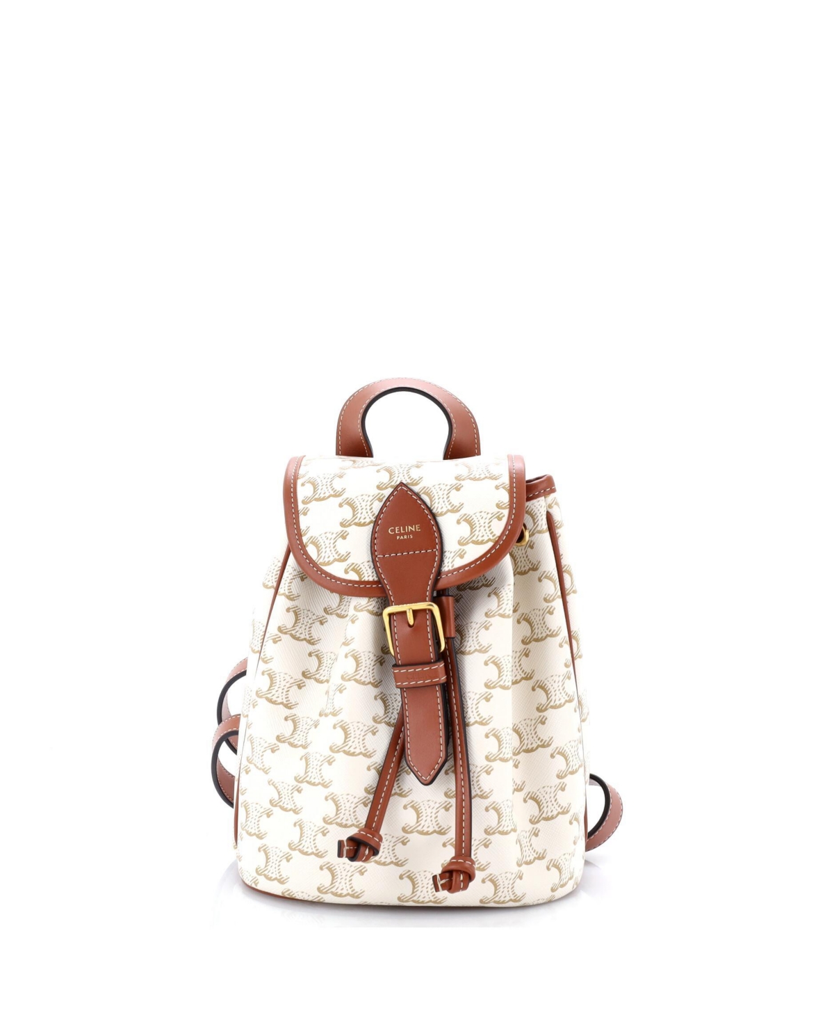 Click here for Pre-Owned Celine Mini Folco Backpack Triomphe Coat... prices
