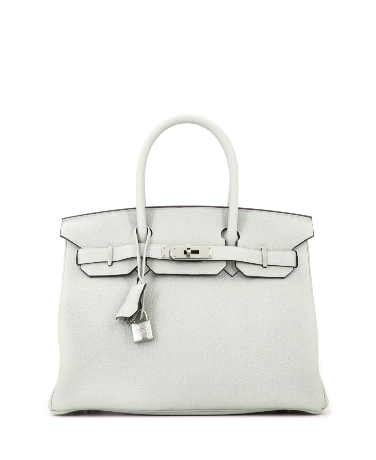 Click here for Pre-Owned Hermes Birkin 30 Handbag Grey Togo with... prices