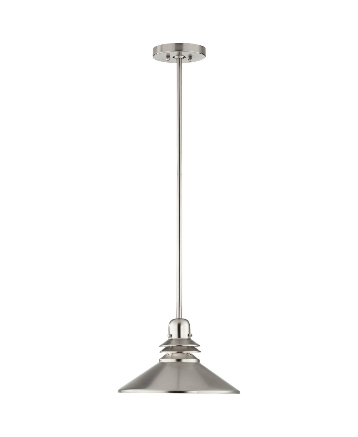Click here for Kichler Grenoble 11 Wide Brushed Nickel 1-Light Mo... prices