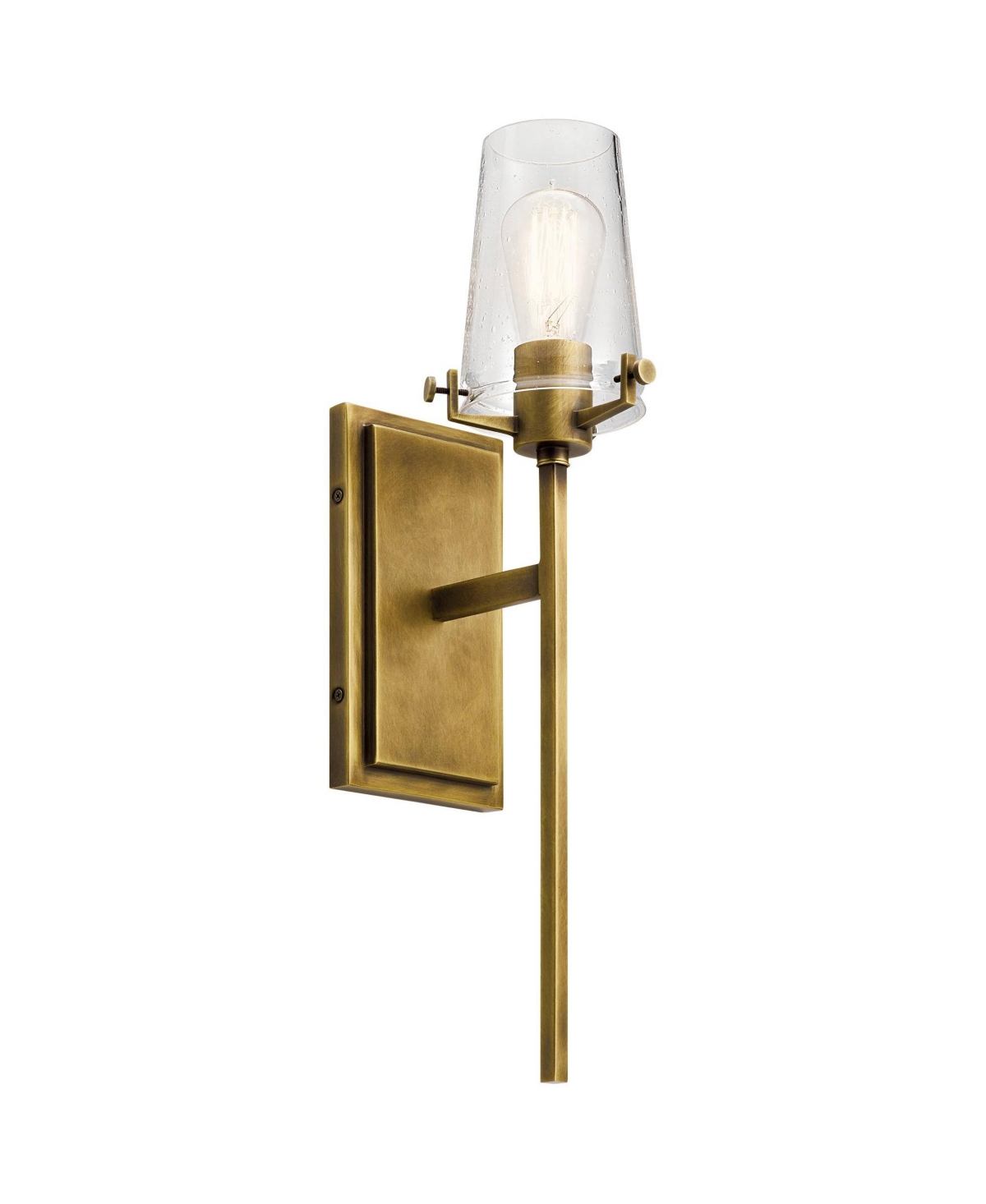 Click here for Kichler Alton 22 High Natural Brass Wall Sconce -... prices