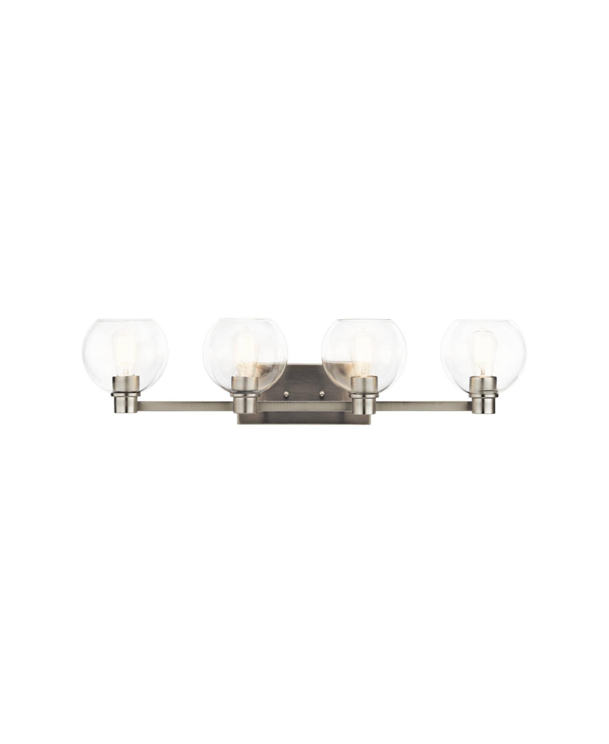 Click here for Kichler Harmony 33 1/2W Brushed Nickel 4-Light Bat... prices