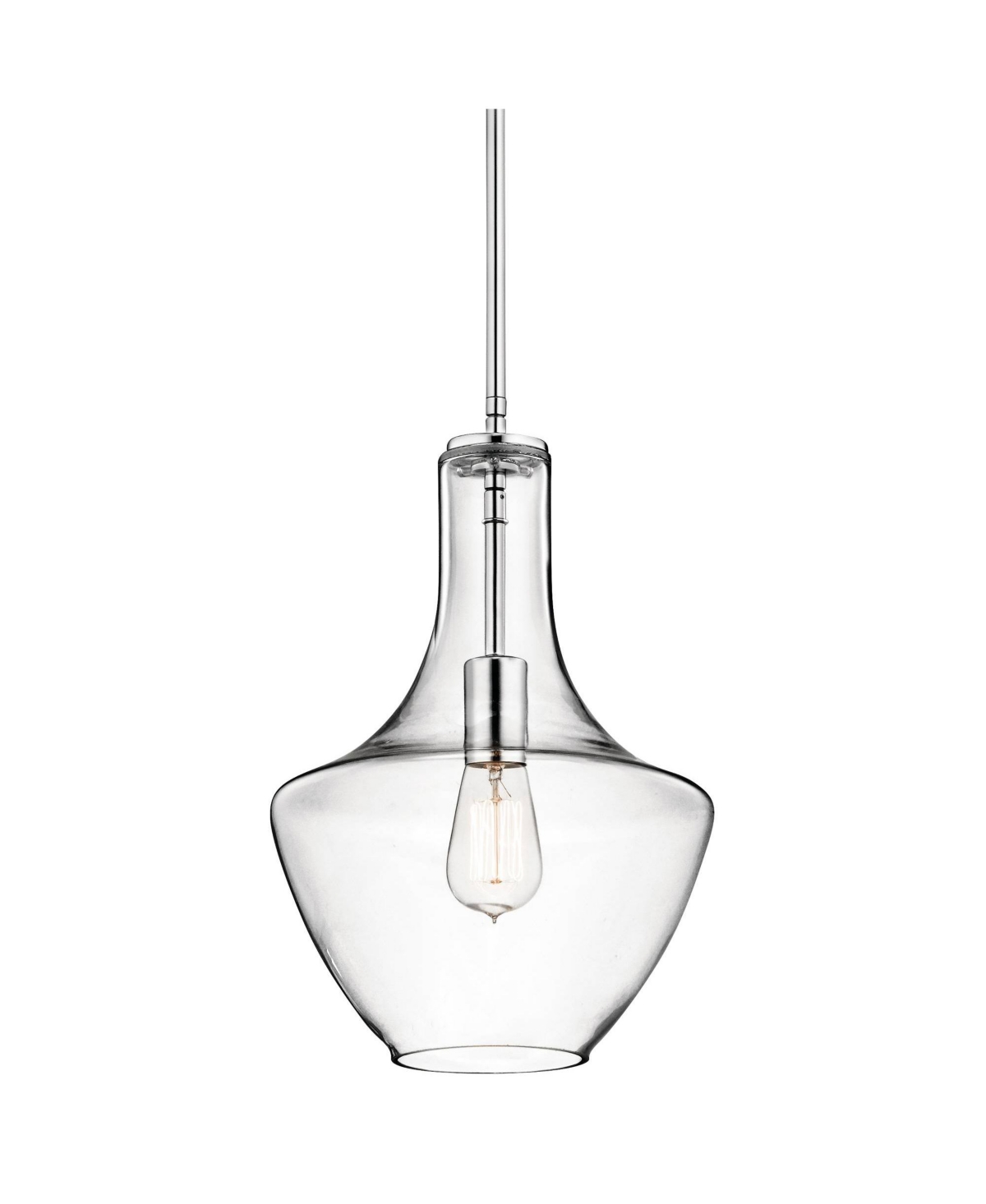 Click here for Kichler Everly 10 1/2W Chrome and Clear Glass Mini... prices