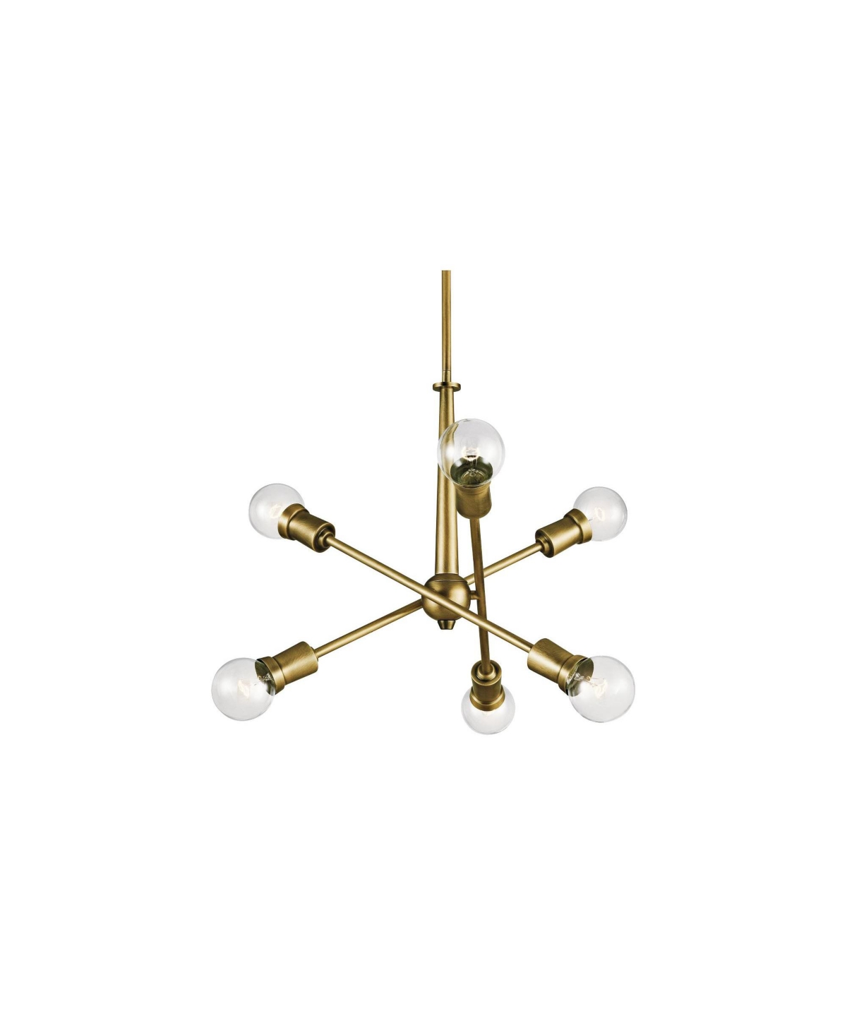 Click here for Kichler Armstrong 20 Wide Natural Brass 6-Light Ch... prices