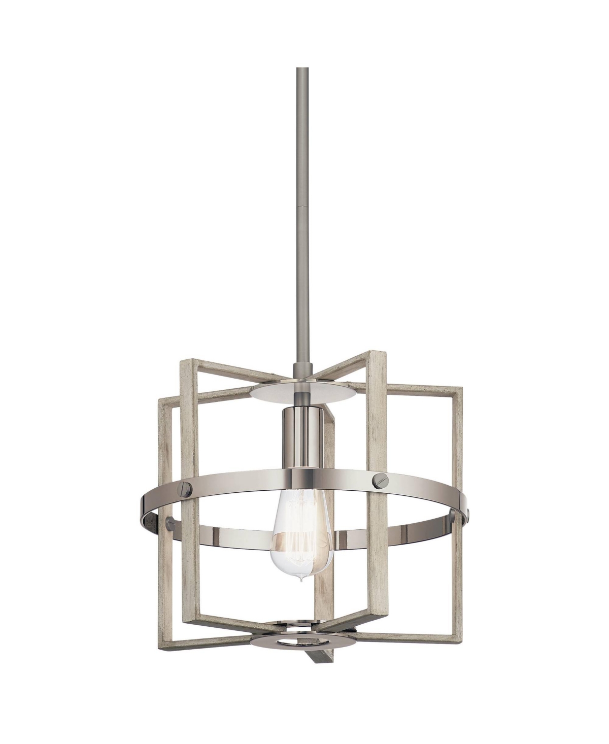 Click here for Kichler Peyton 12 Wide White Washed Wood Mini Pend... prices