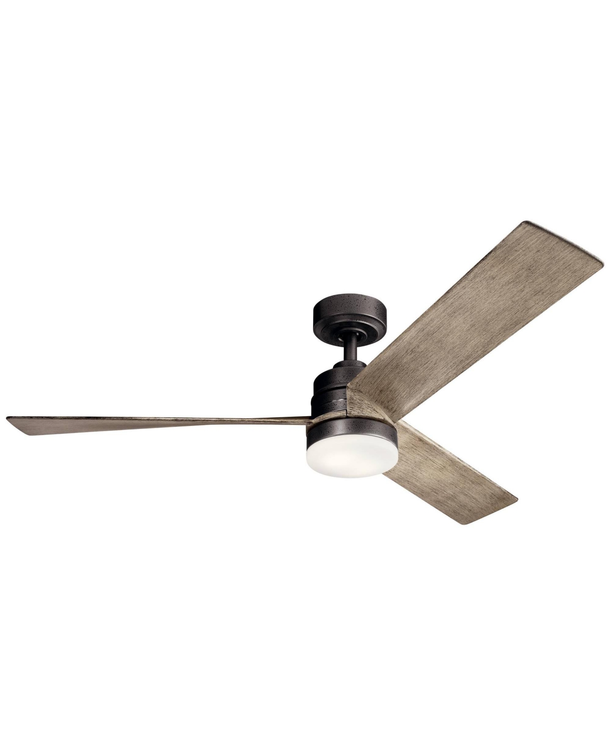 Click here for 52 Kichler Spyn Anvil Iron Led Ceiling Fan with Wa... prices