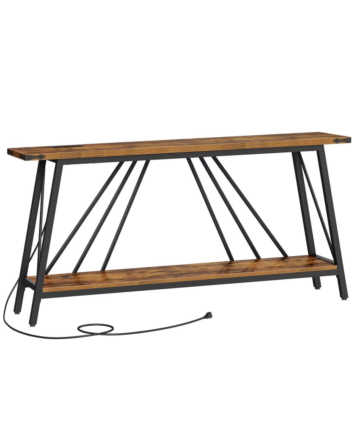 Click here for Slickblue 2-Tier Industrial Entryway Console Table... prices