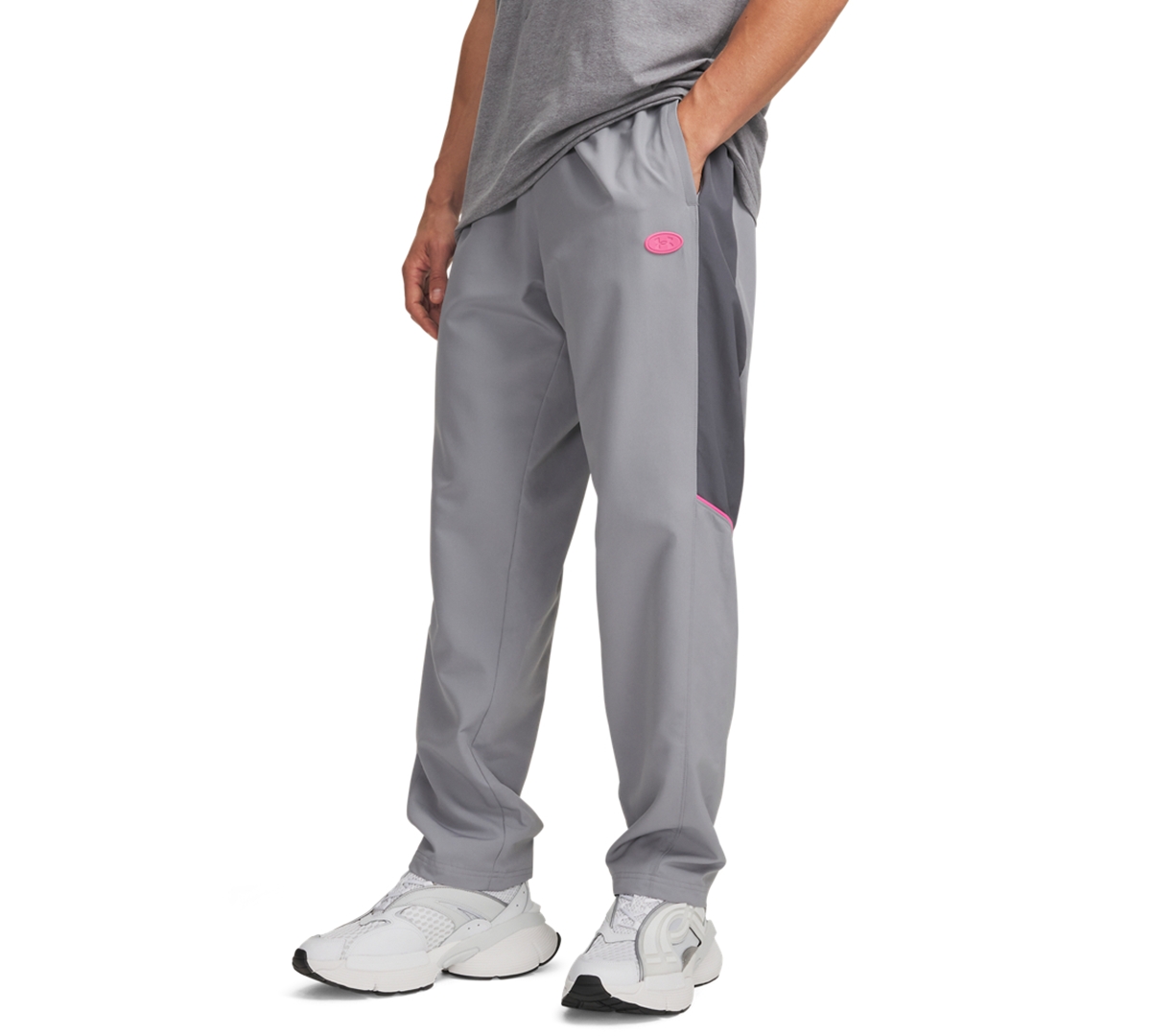 Click here for Under Armour Mens Rival Woven Pants - Steel/Castle... prices