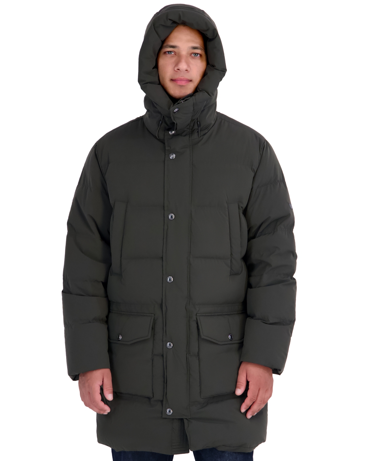 Click here for Michael Kors Mens Hooded Down Parka Jacket - Olive prices