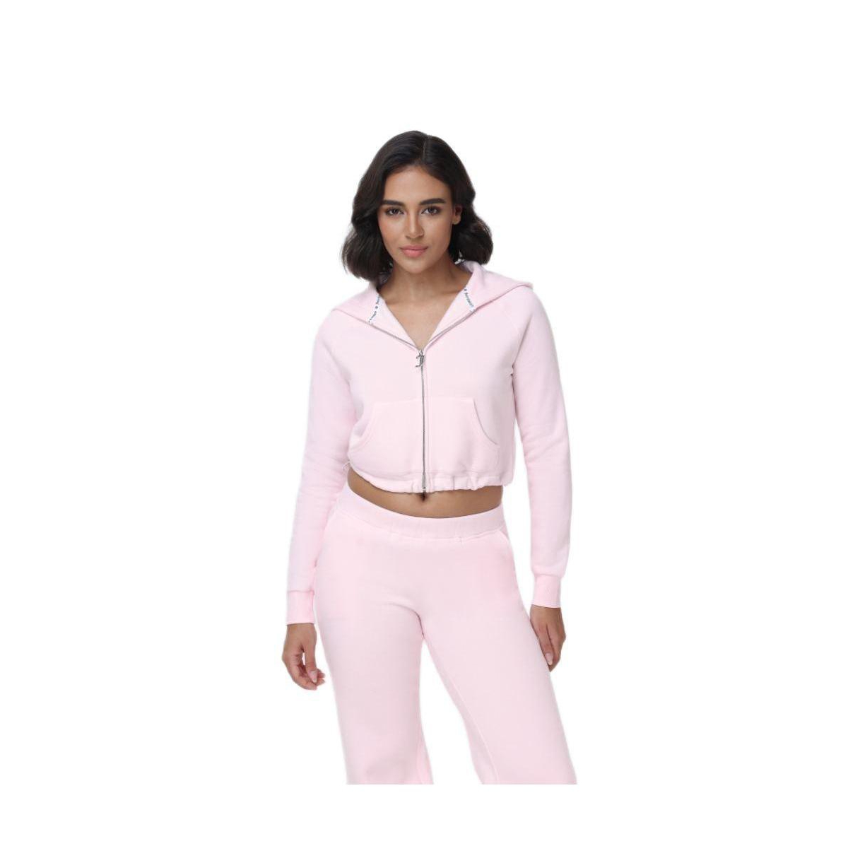 Click here for Juicy Couture Womens Cropped Bubble Fleece Hoodie... prices