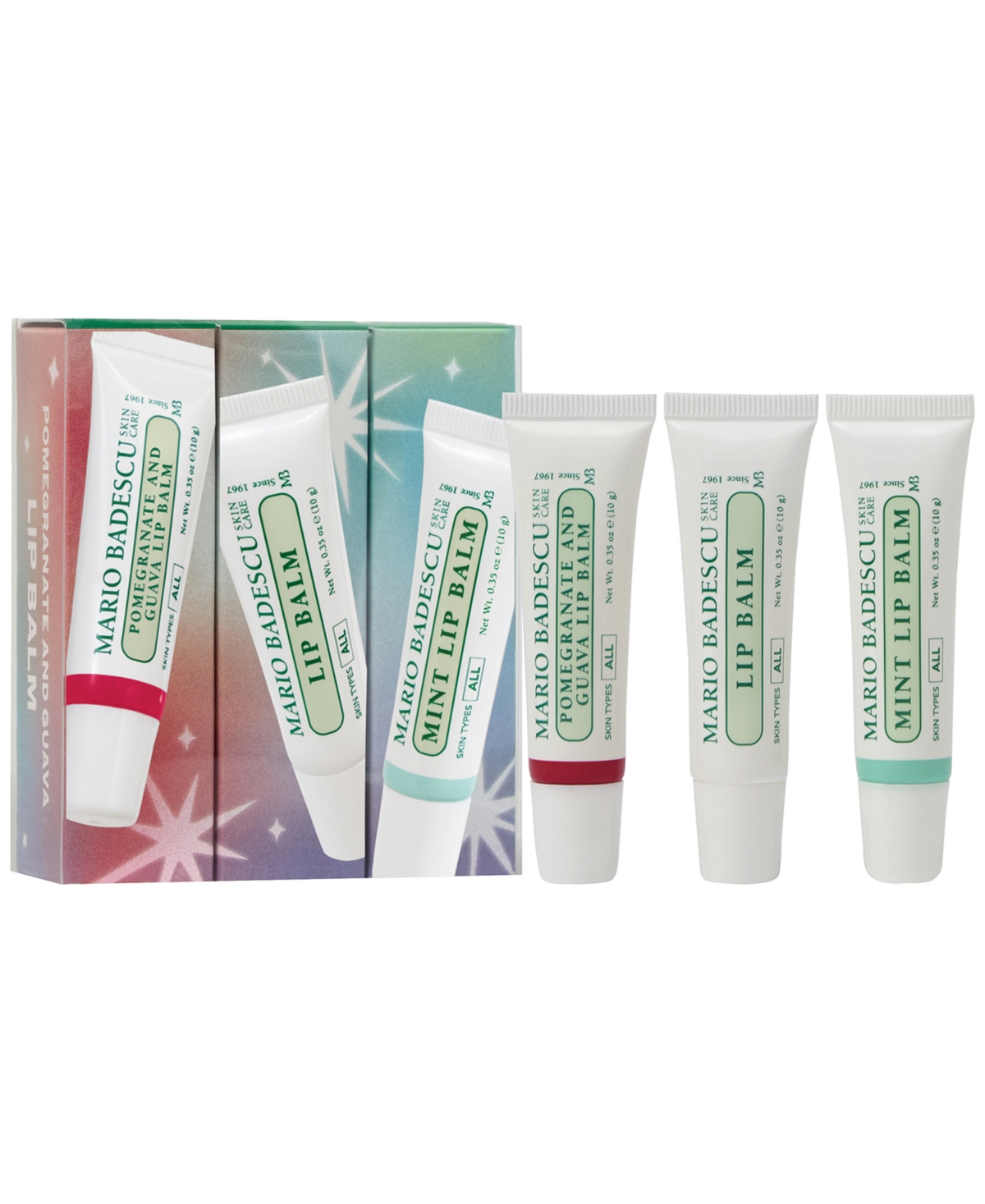Click here for Mario Badescu 3-Piece Giftable Lip Balm Trio Set prices