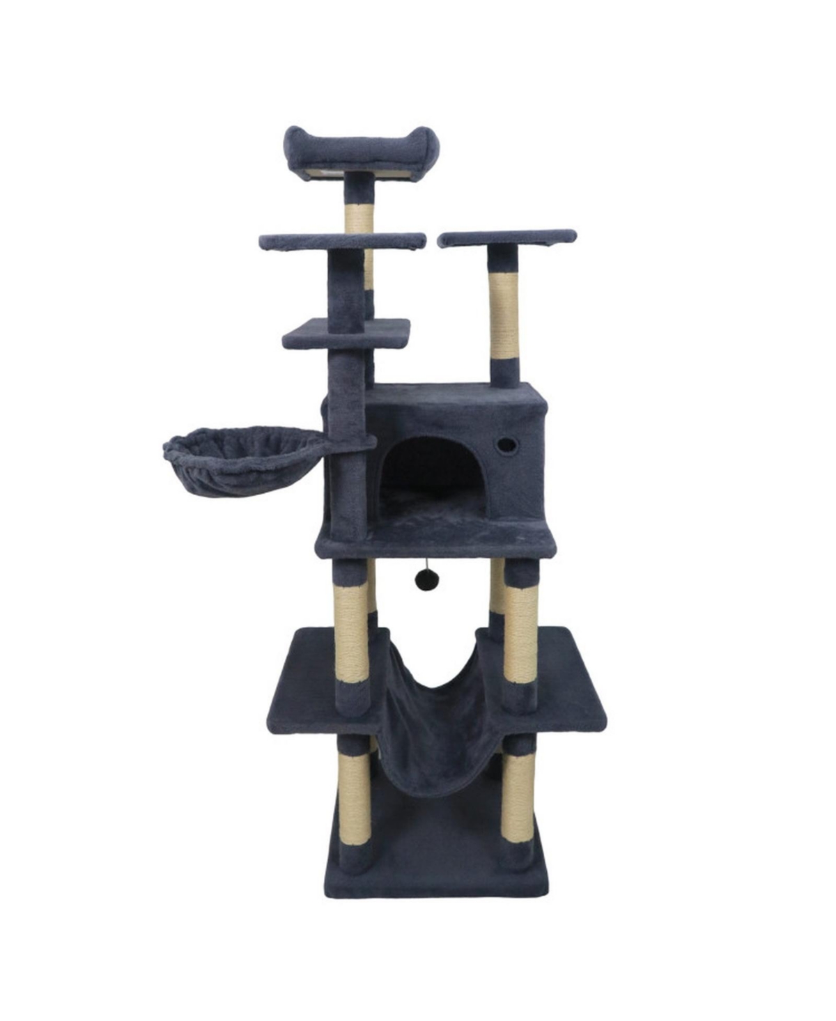 Click here for Sugift Large Cat Tree 63 Inch Tall Cat Tower with... prices