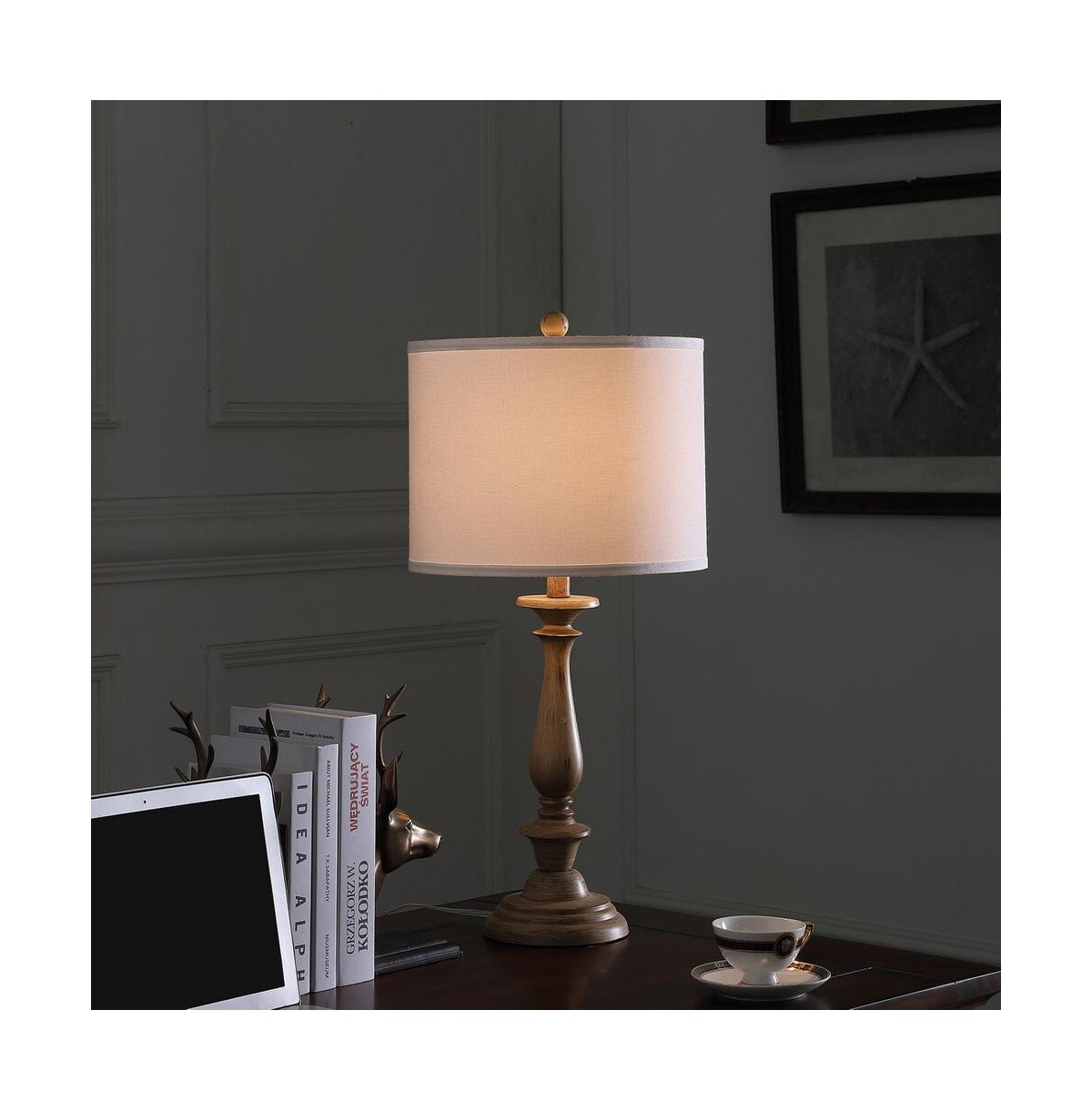 Click here for 27.5 In Coastal Wood Effect Polyresin Table Lamp -... prices
