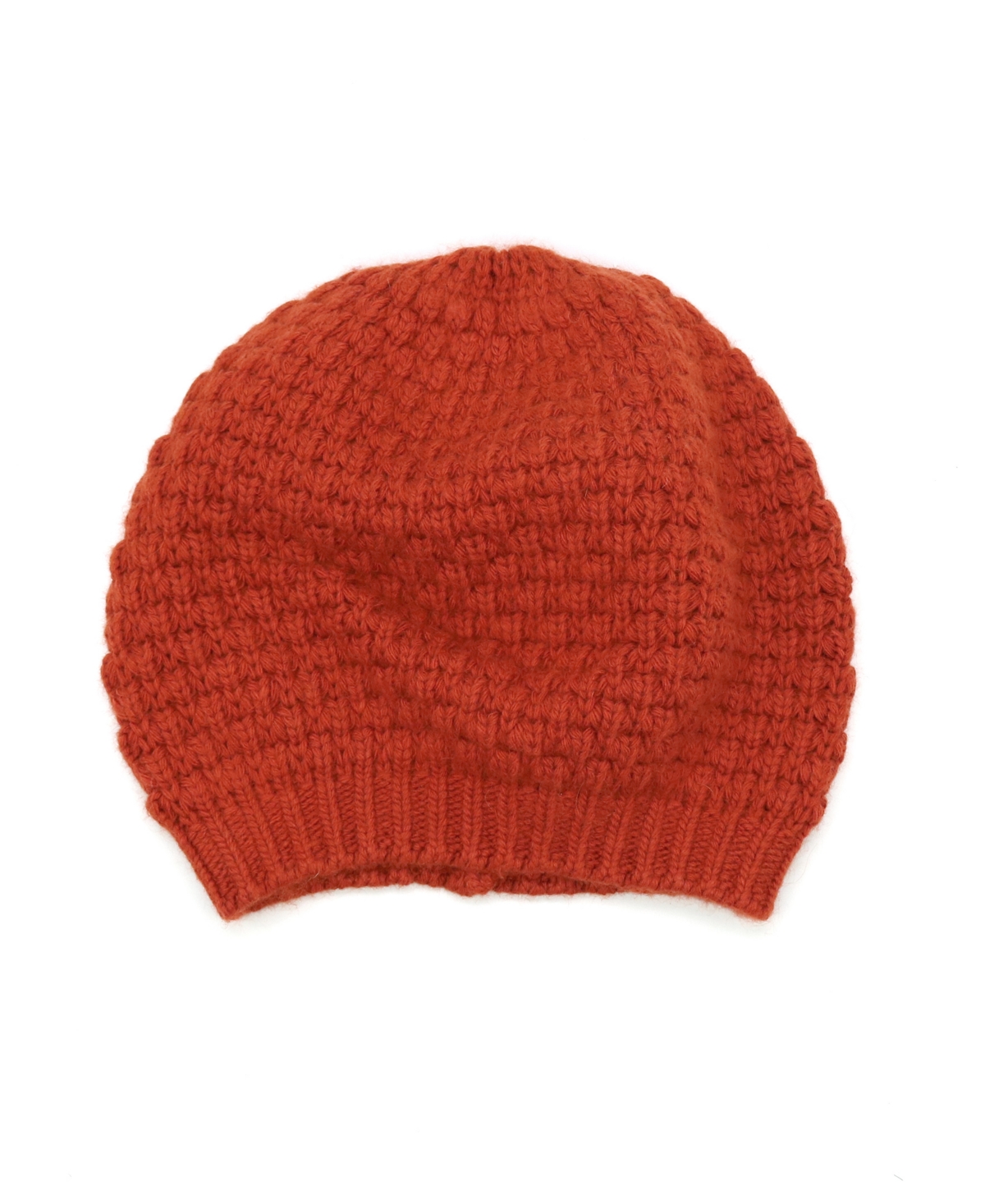 Click here for Portolano Chunky Beret Hat - Rust prices
