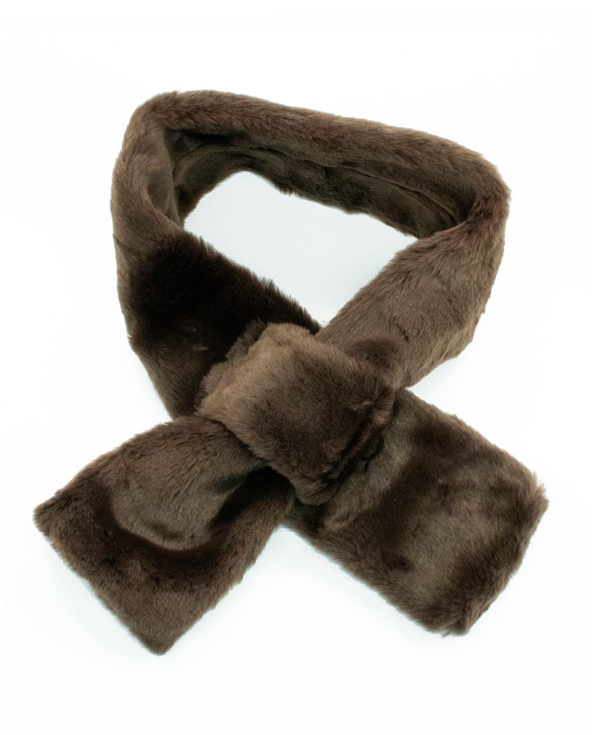 Click here for Portolano Polyester Loop Scarf - Brown prices