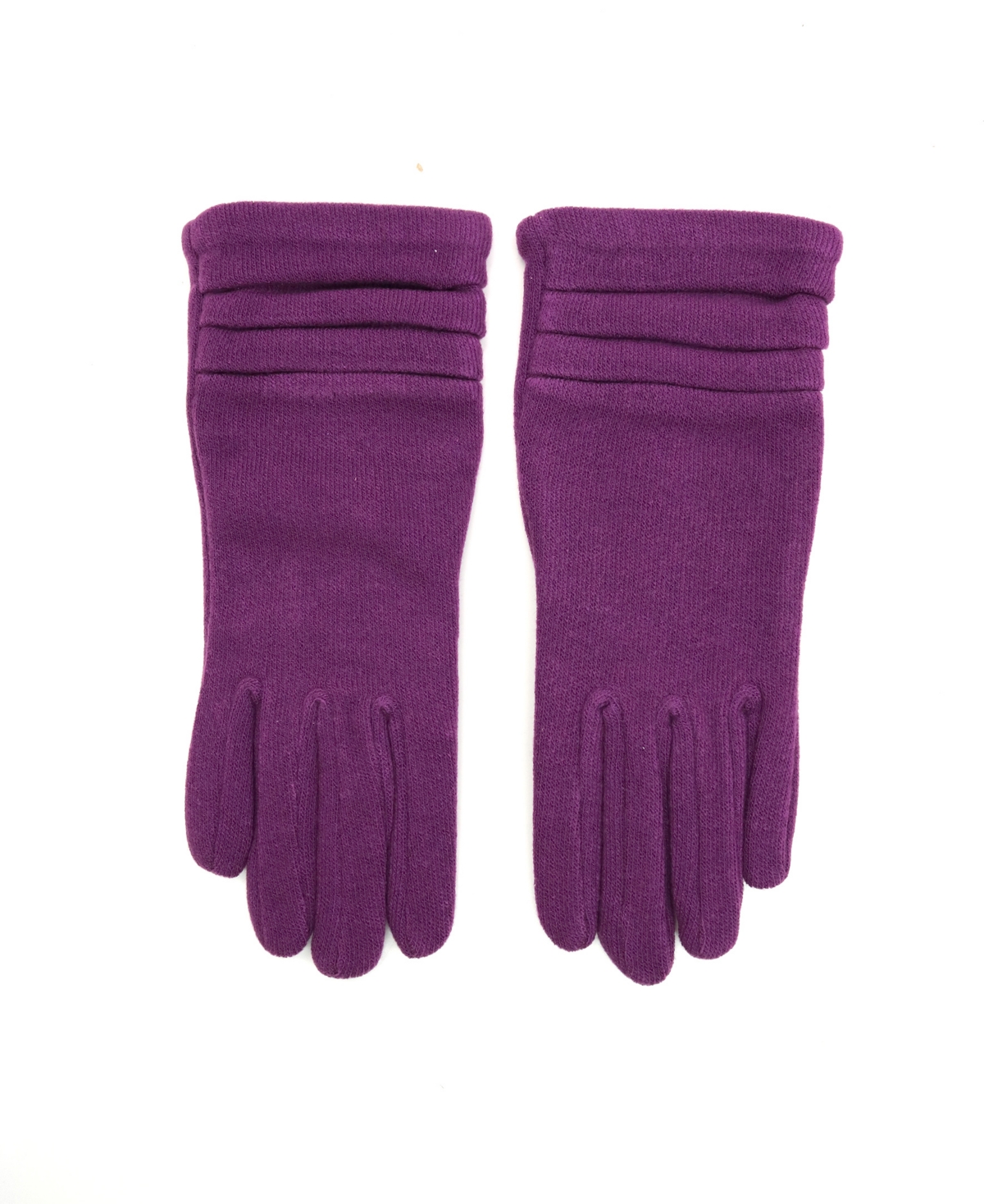 Click here for Portolano Pleated Cuff Gloves - Amethyst prices