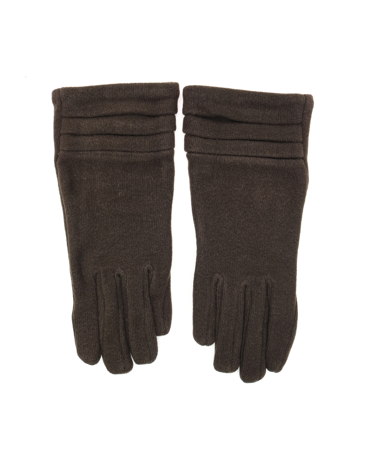 Click here for Portolano Pleated Cuff Gloves - Chocolate prices
