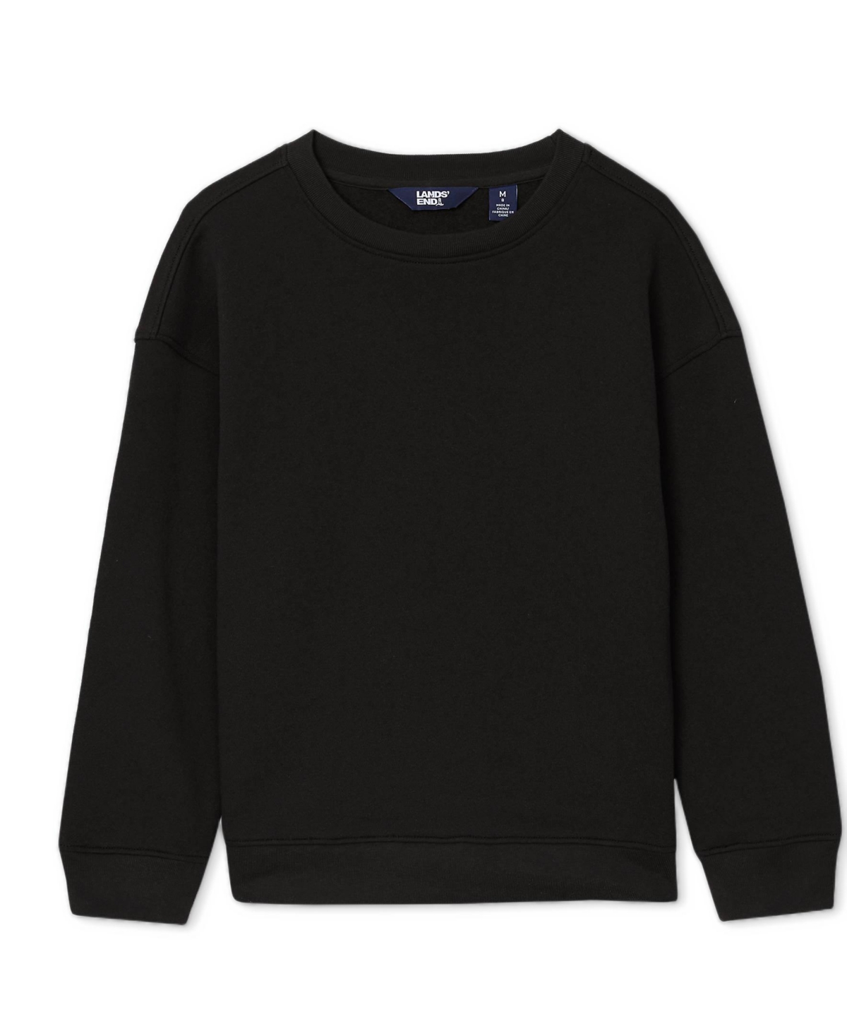 Click here for Lands End Kids Relaxed Fit Fleece Crewneck Sweatsh... prices