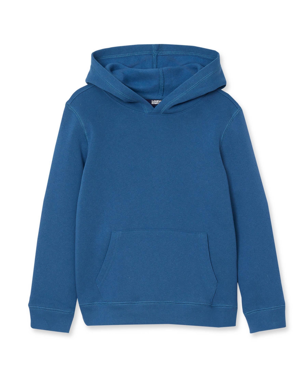 Click here for Lands End Kids Husky Fleece Pullover Hoodie - Dark... prices
