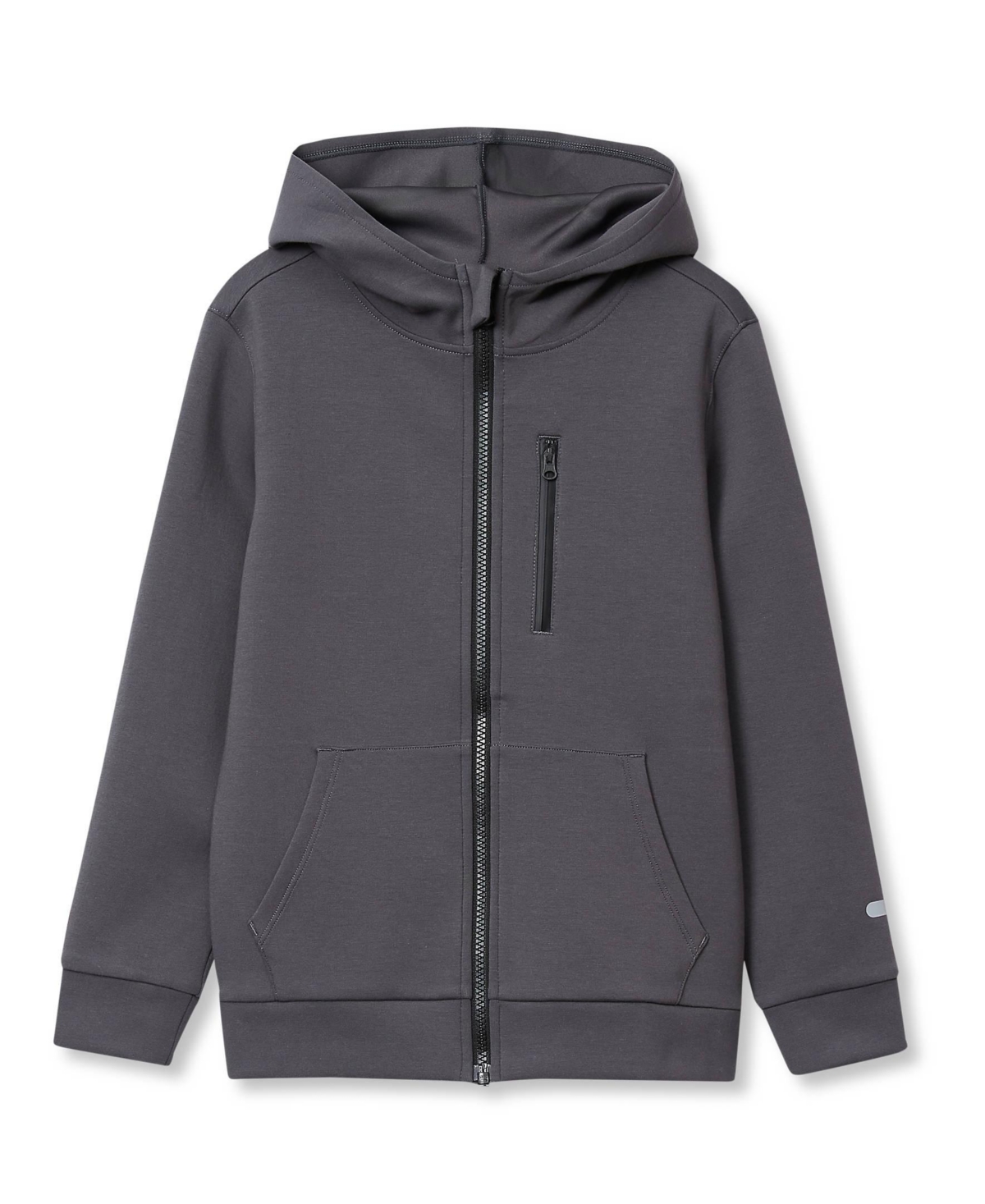 Click here for Lands End Boys Active Full Zip Hoodie - Dark gray prices