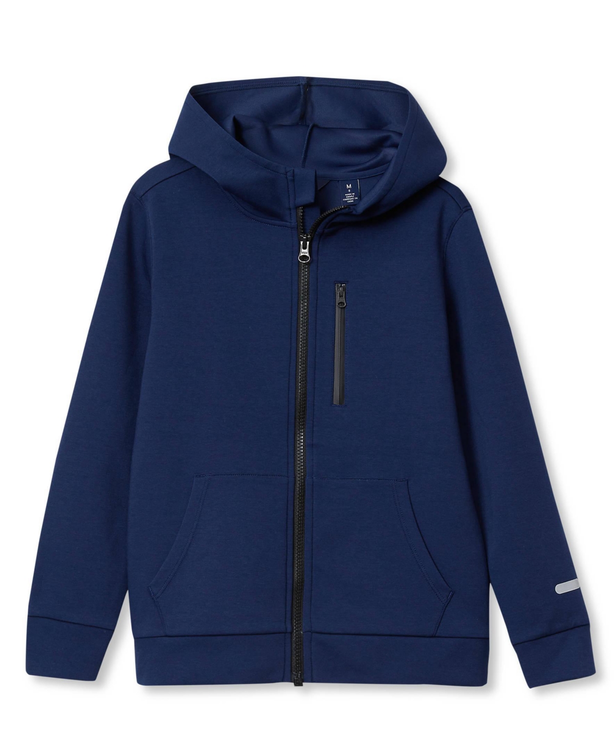 Click here for Lands End Boys Active Full Zip Hoodie - Navy prices