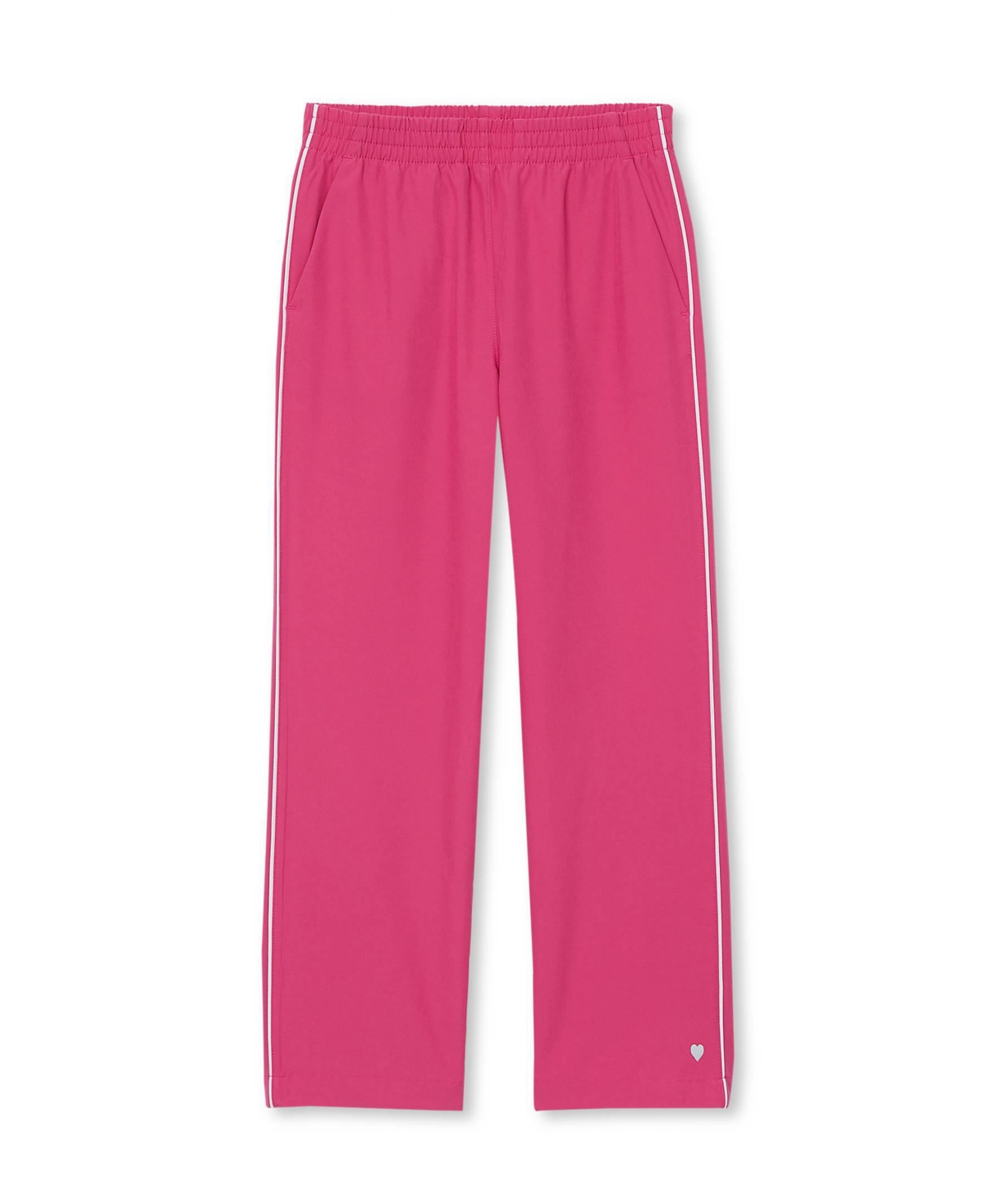 Click here for Lands End Girls Straight Leg Track Pants - Rose vi... prices