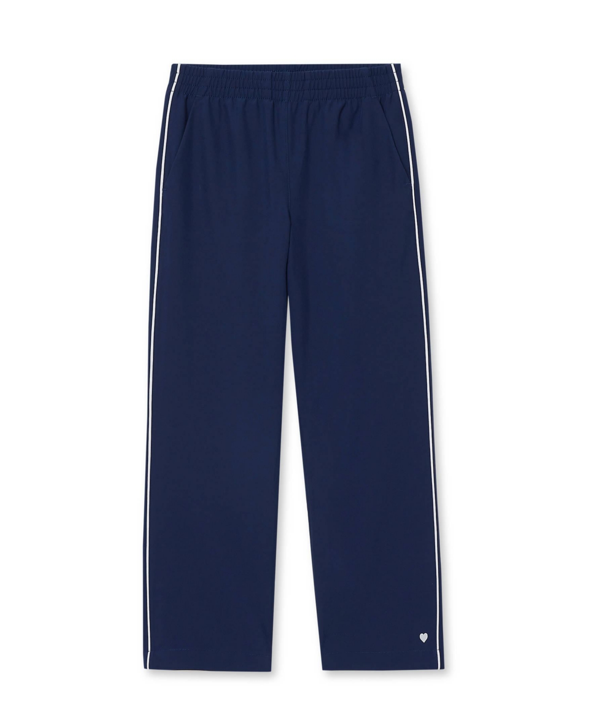 Click here for Lands End Girls Straight Leg Track Pants - Navy prices