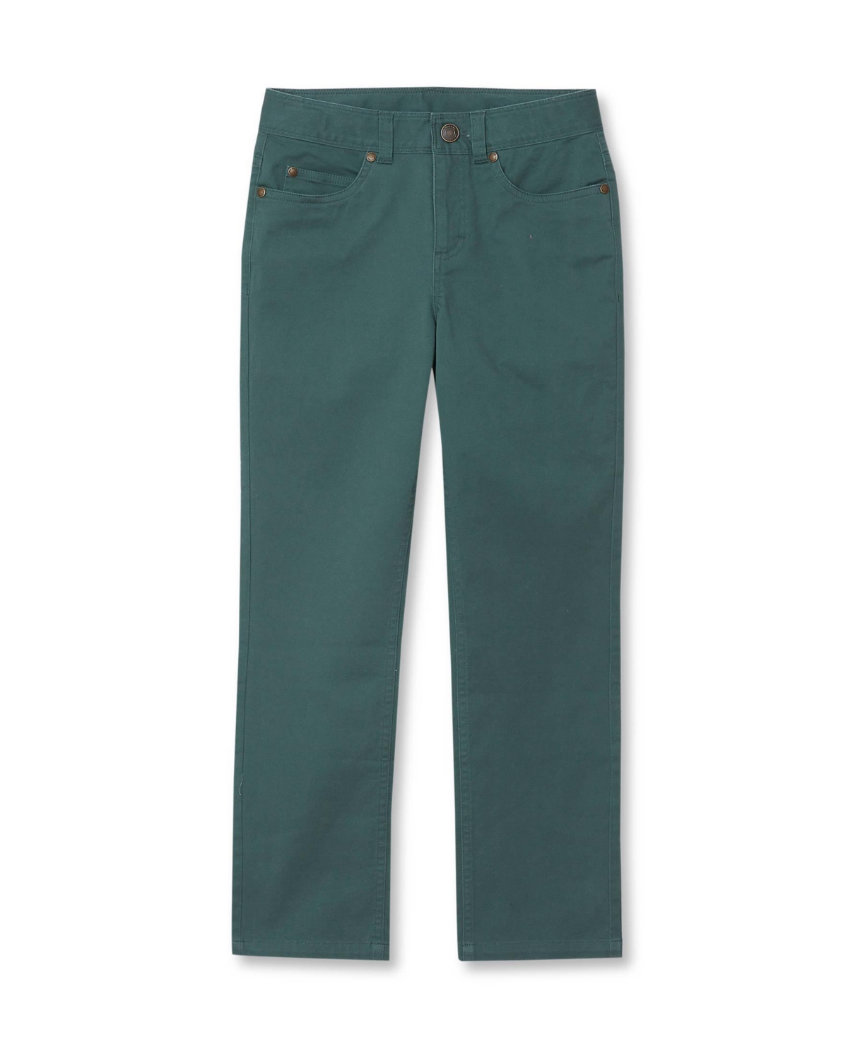 Click here for Lands End Boys Iron Knee Twill 5 Pocket Pants - Da... prices