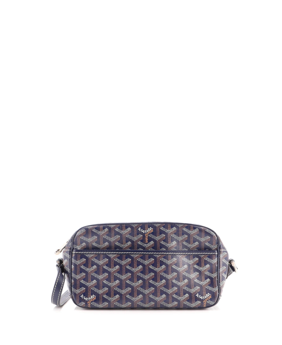 Click here for Pre-Owned Goyard Cap Vert Bag Coated Canvas - Blue prices