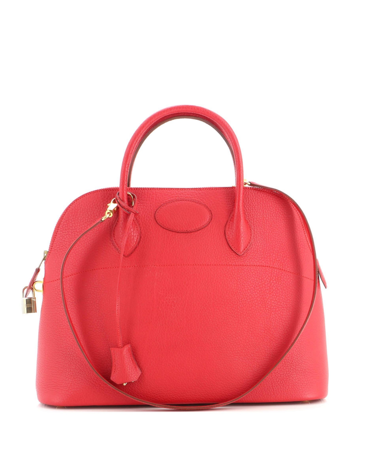 Click here for Pre-Owned Hermes 35 Bolide Bag Fjord - Red prices