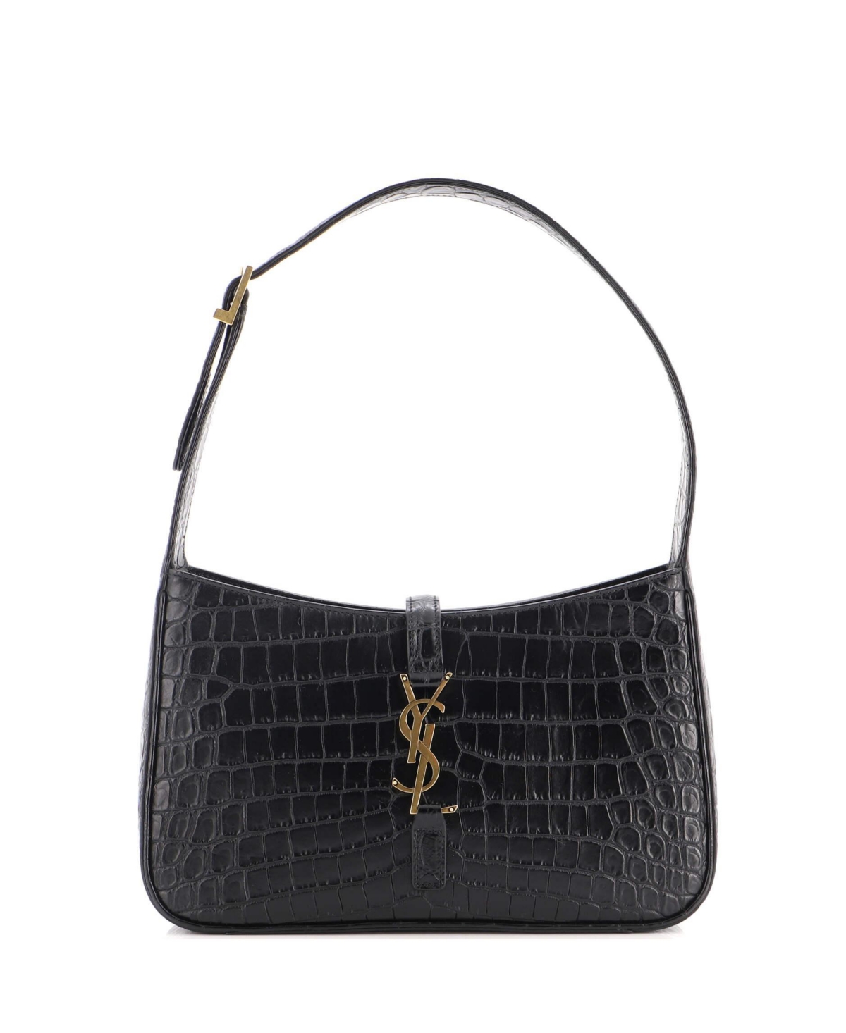 Click here for Pre-Owned Saint Laurent Small Le 5 a 7 Hobo Emboss... prices