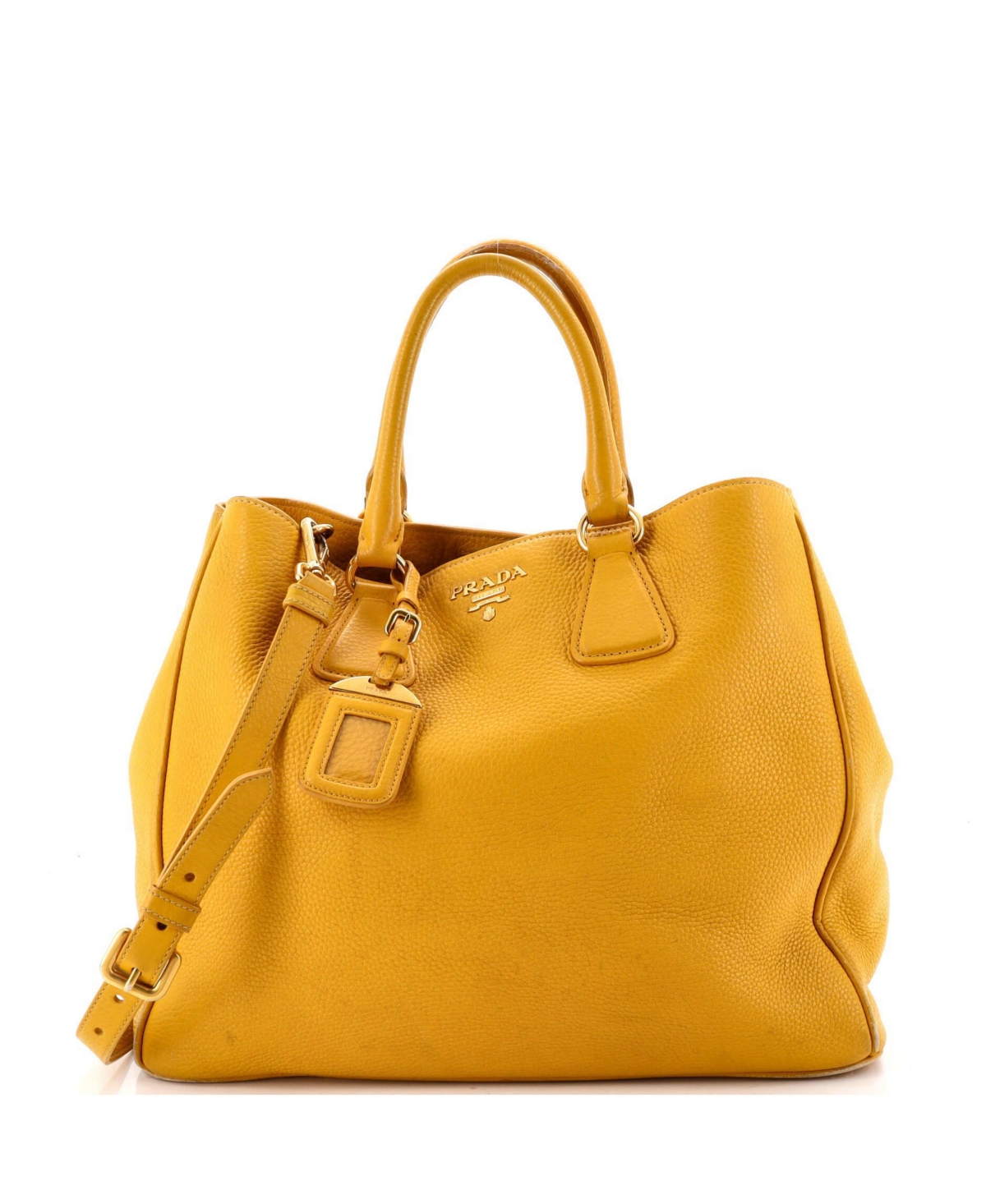 Click here for Pre-Owned Prada Large Convertible Shopper Tote Vit... prices