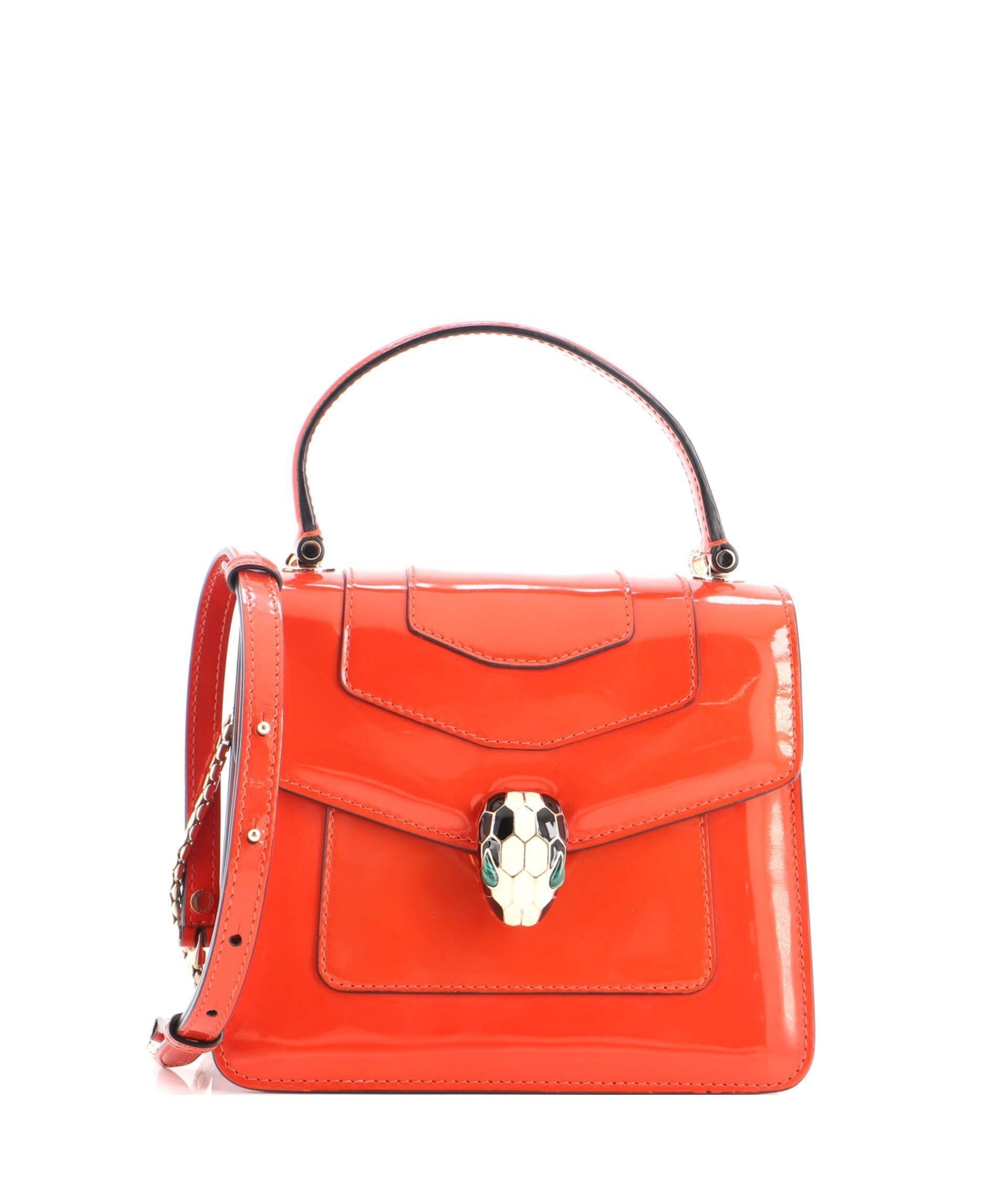 Click here for Pre-Owned Bvlgari Small Serpenti Top Handle Bag Pa... prices