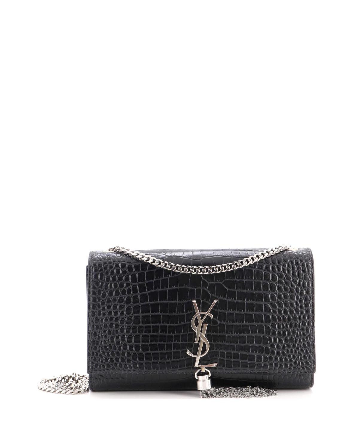 Click here for Pre-Owned Saint Laurent Medium Classic Monogram Ta... prices