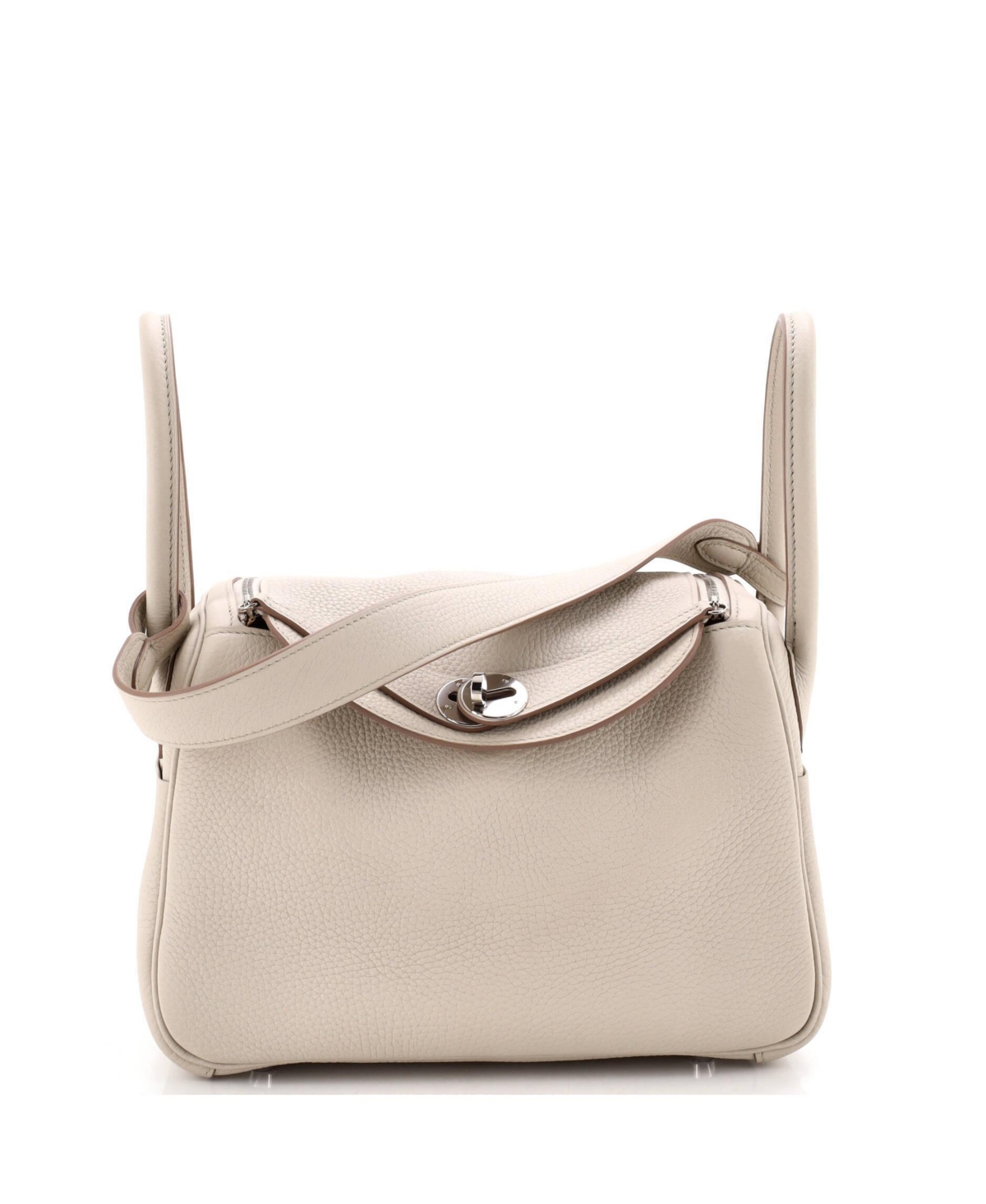 Click here for Pre-Owned Hermes 26 Lindy Bag Clemence - Natural prices