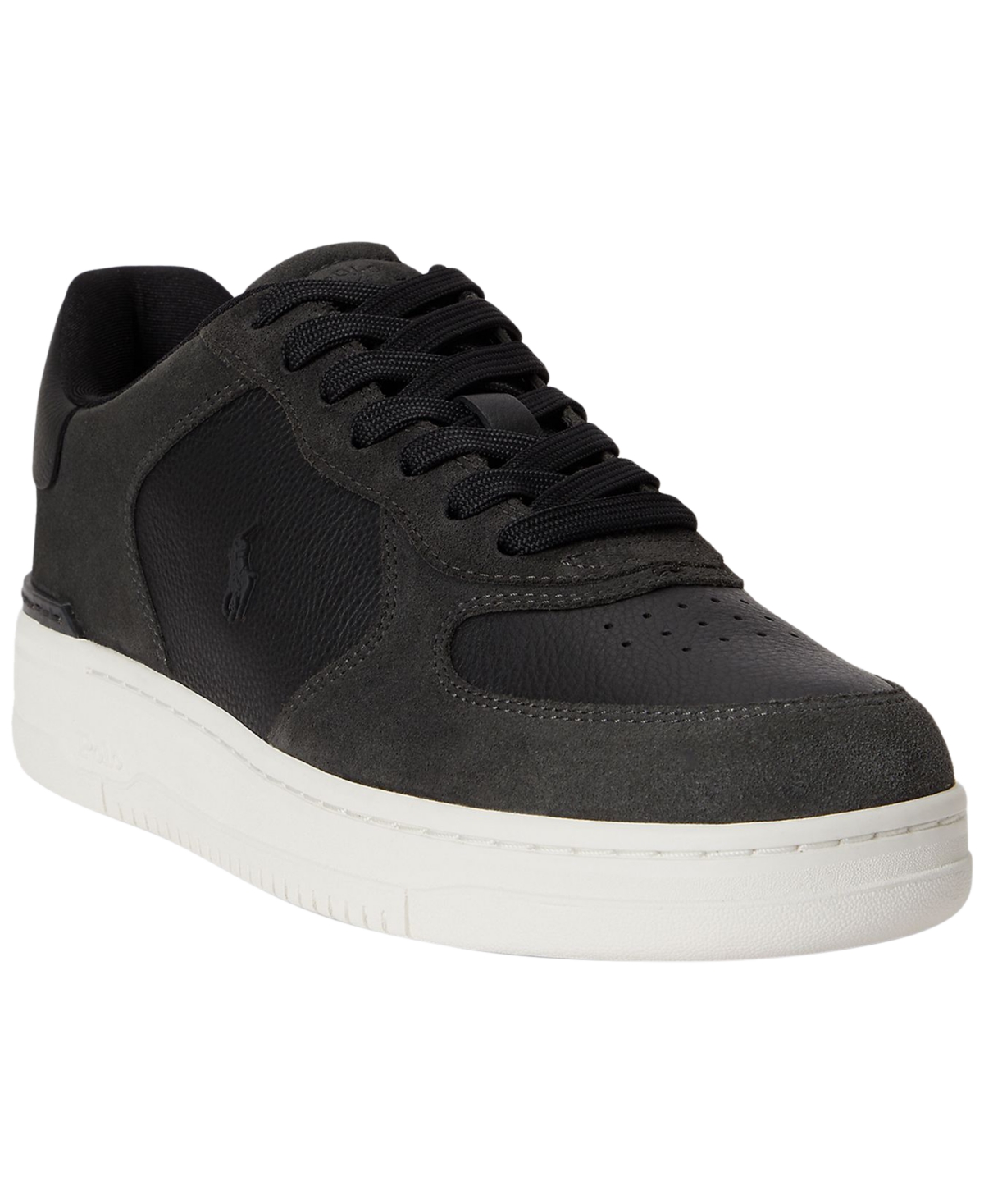 Click here for Polo Ralph Lauren Mens Masters Court Sneakers - Bl... prices
