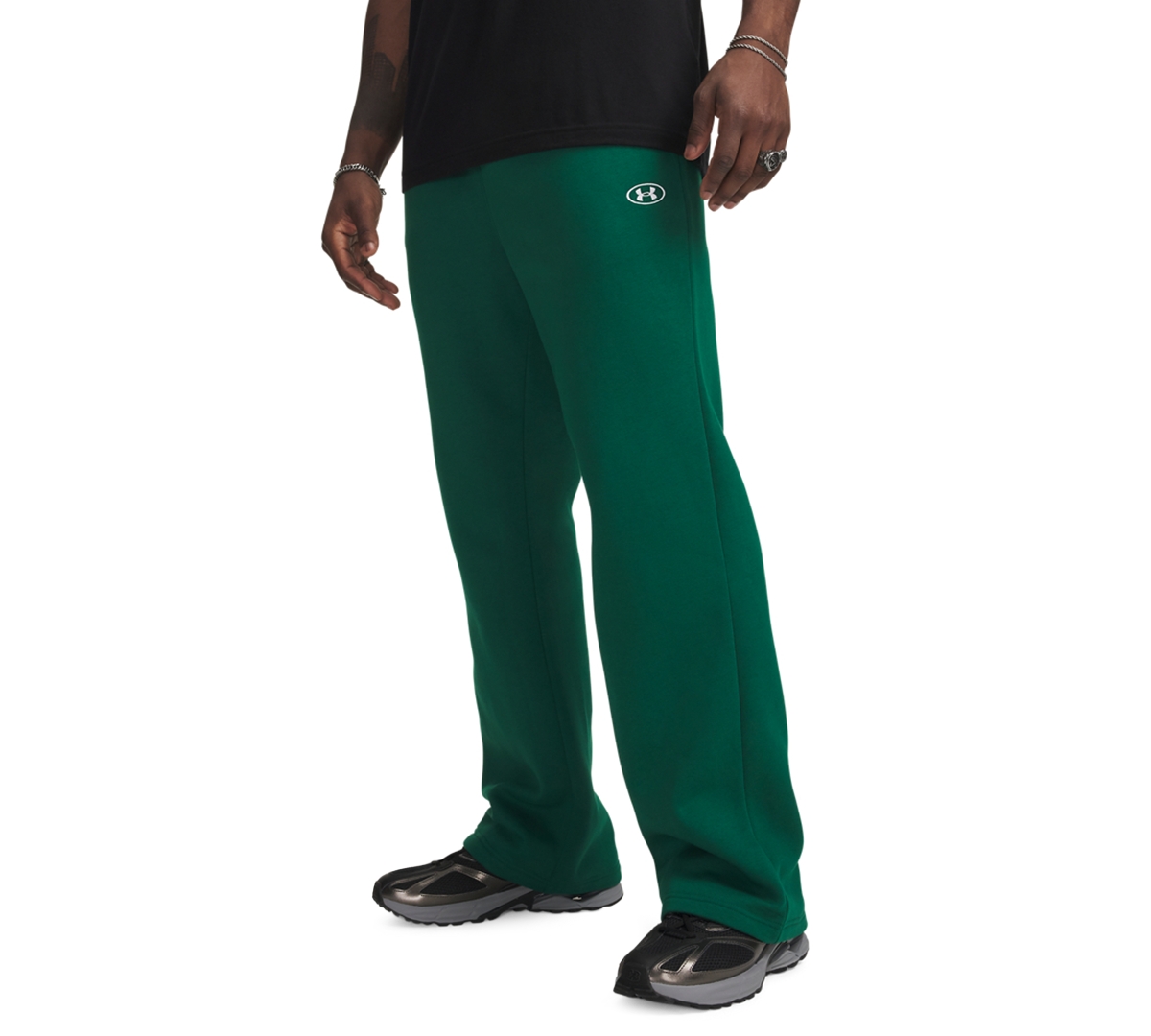 Click here for Under Armour Mens Rival Fleece Pants - Campus Ivy/... prices