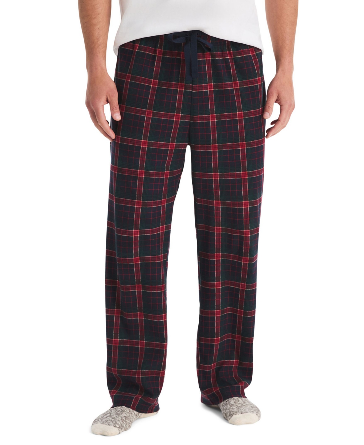 Click here for Nautica Mens Plaid Fleece Relaxed-Fit Pajama Pants... prices