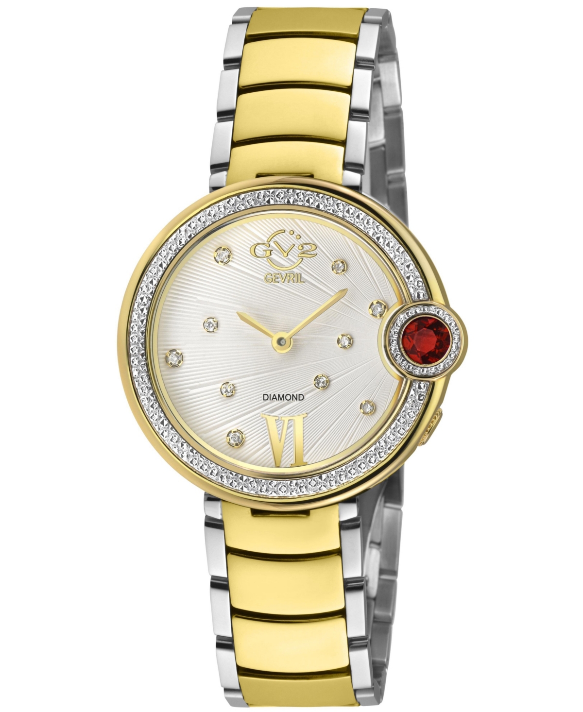 Click here for GV2 Womens Perugia Swiss Quartz Two-Tone Ss/Ipyg S... prices