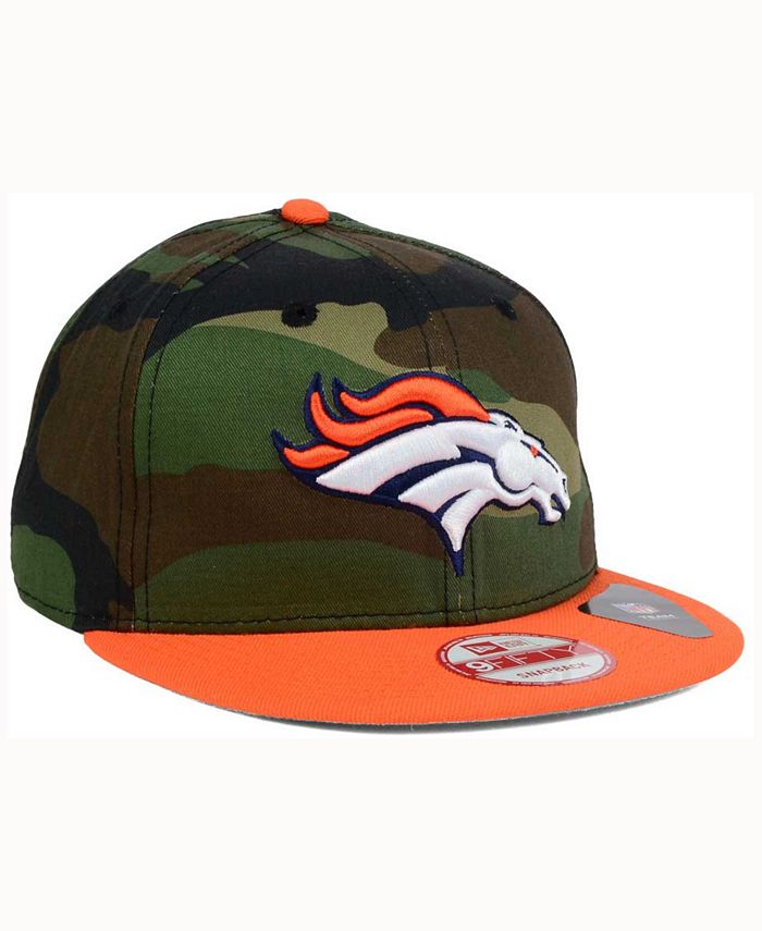 New Era Denver Broncos Camo Two Tone 9FIFTY Snapback Cap - Macy's