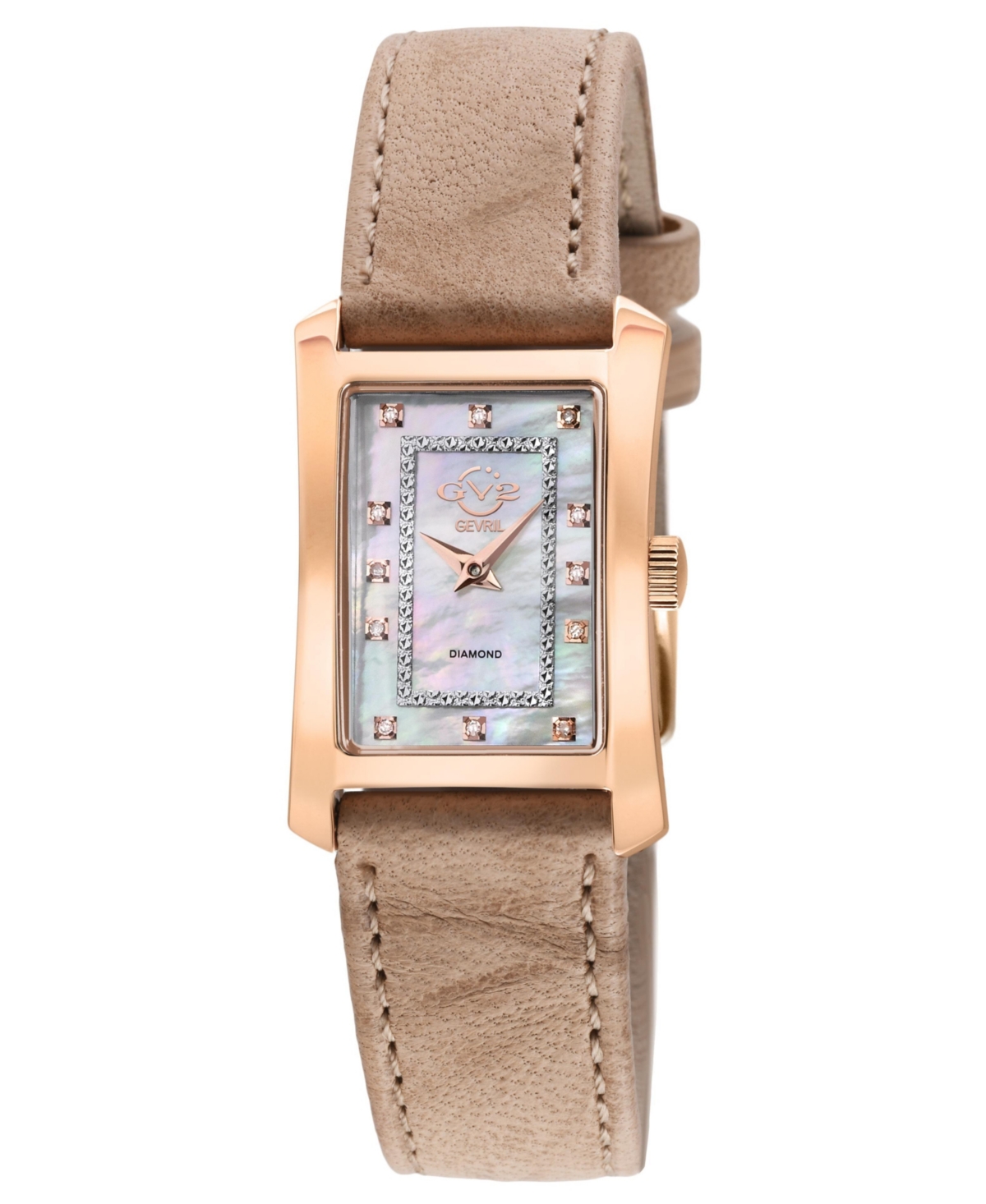 Click here for GV2 Womens Luino Swiss Quartz Light Italian Leathe... prices