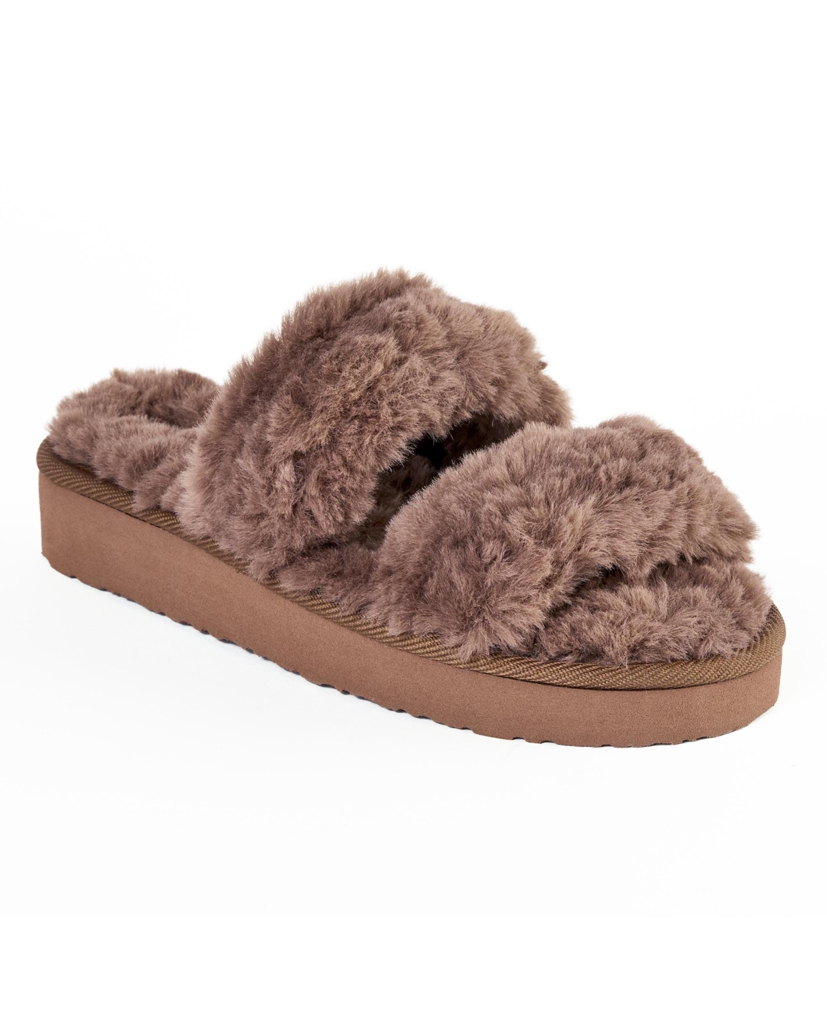 Click here for Minnetonka Womens Teddy Two Band Faux Fur Slippers... prices
